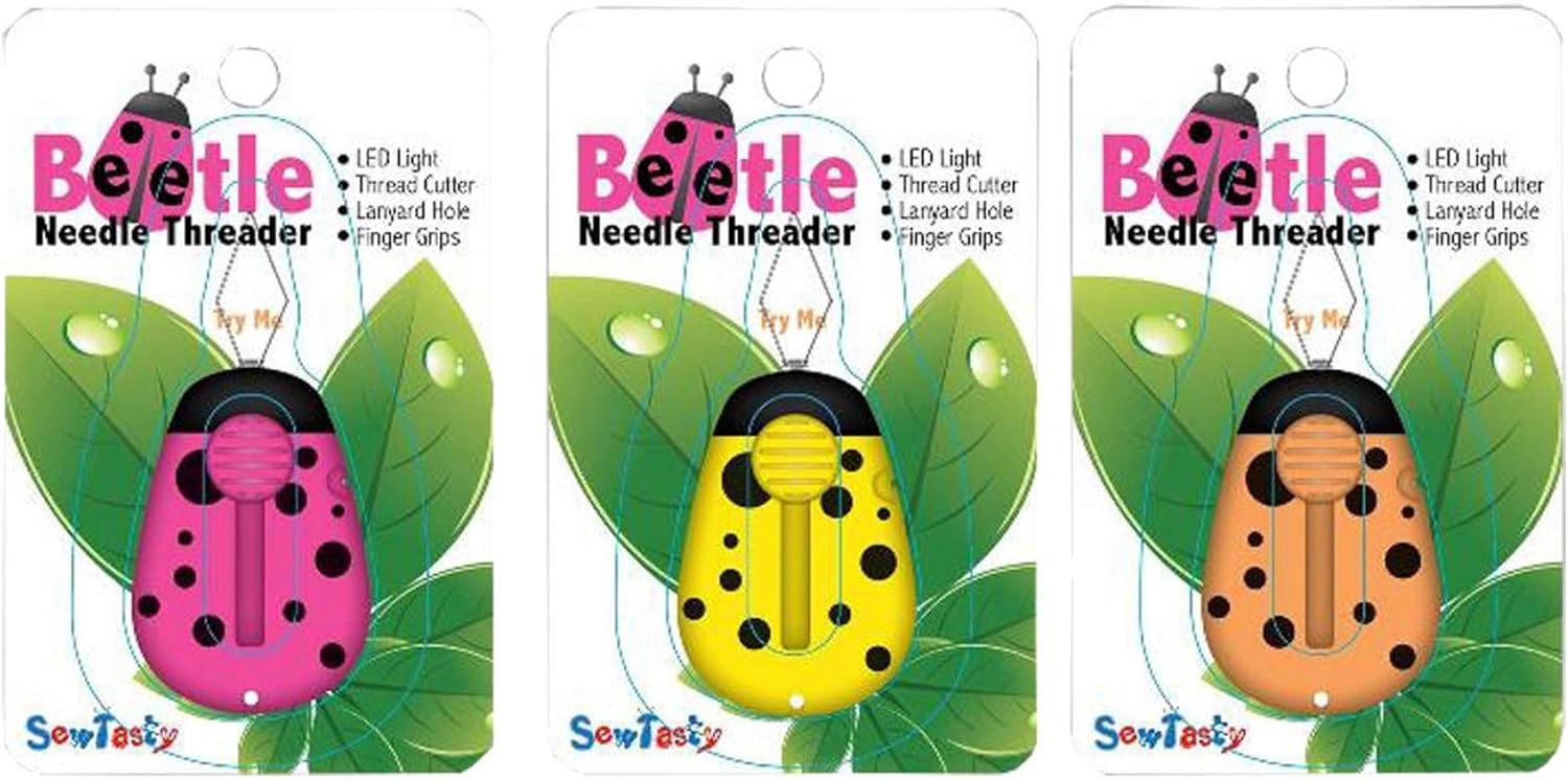 Amazon.com: Needle Beetle Combo Includes One Pink, One Yellow and One ...