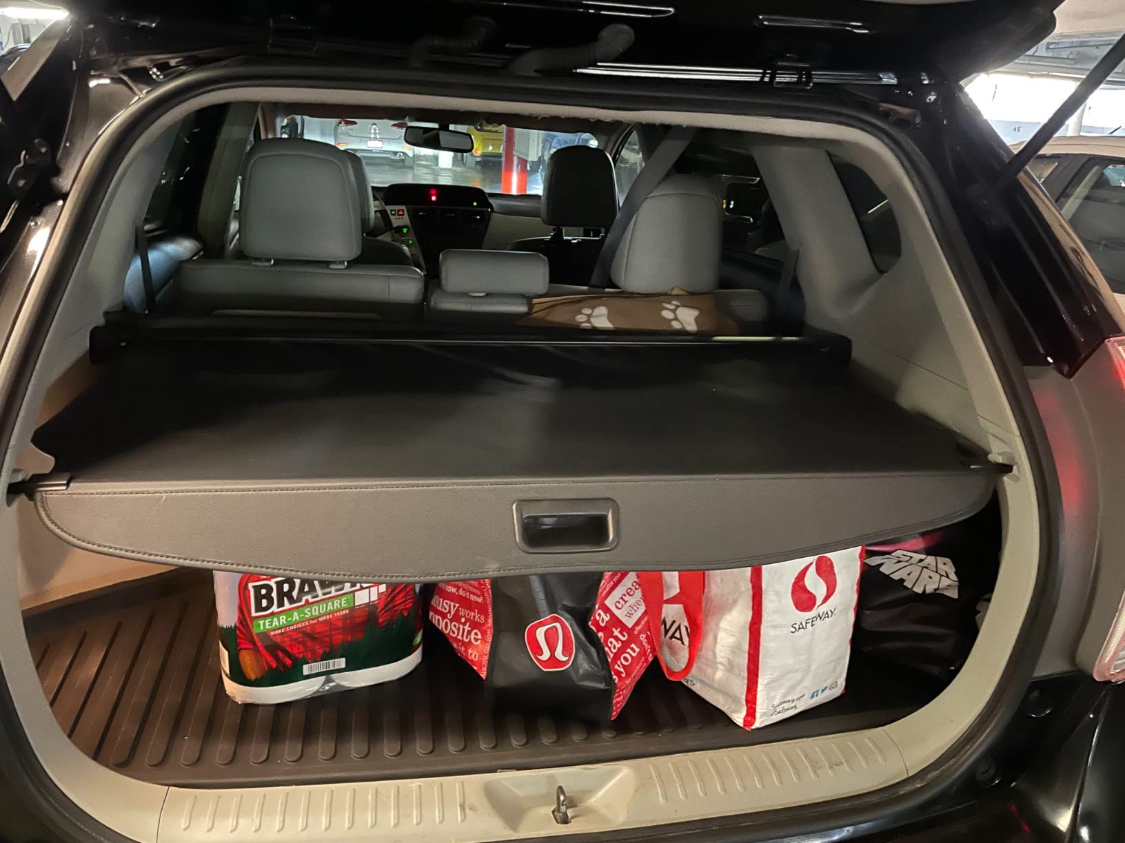 Amazon.com: kaungka Cargo Cover Compatible with 2012-2016 Toyota Prius ...