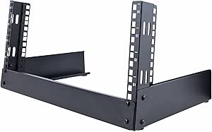 StarTech.com 2-Post 4U Desktop Server Rack, Small Open Frame 19in ...