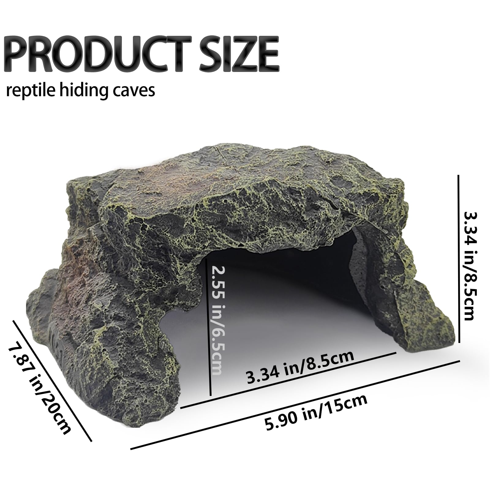 Snapklik.com : Reptile Hideout Rock,Tortoise Hide Cave,Resin Rock ...
