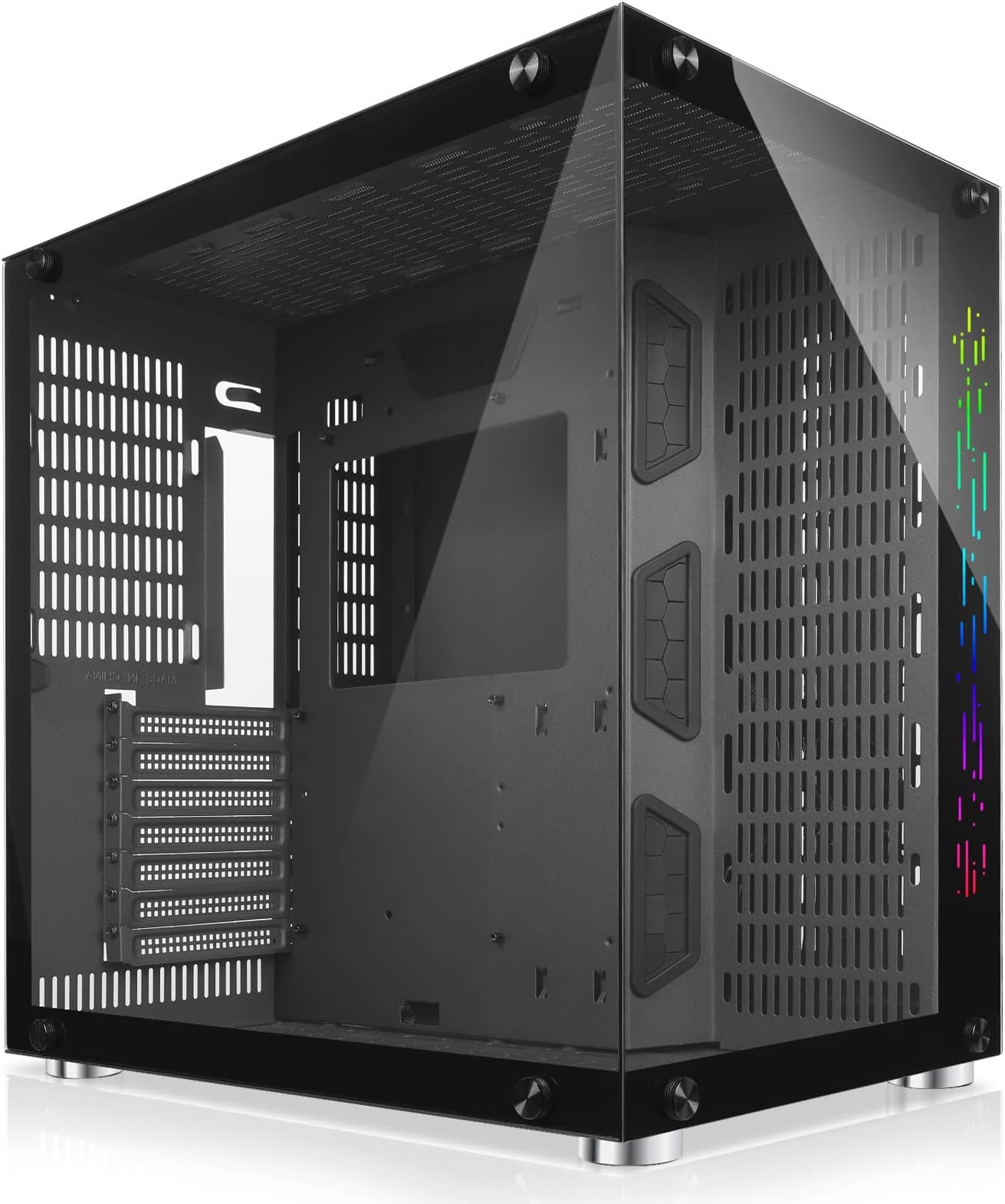 Amazon.com: SZSKYING Sea View Computer Gaming PC Case for ATX ...