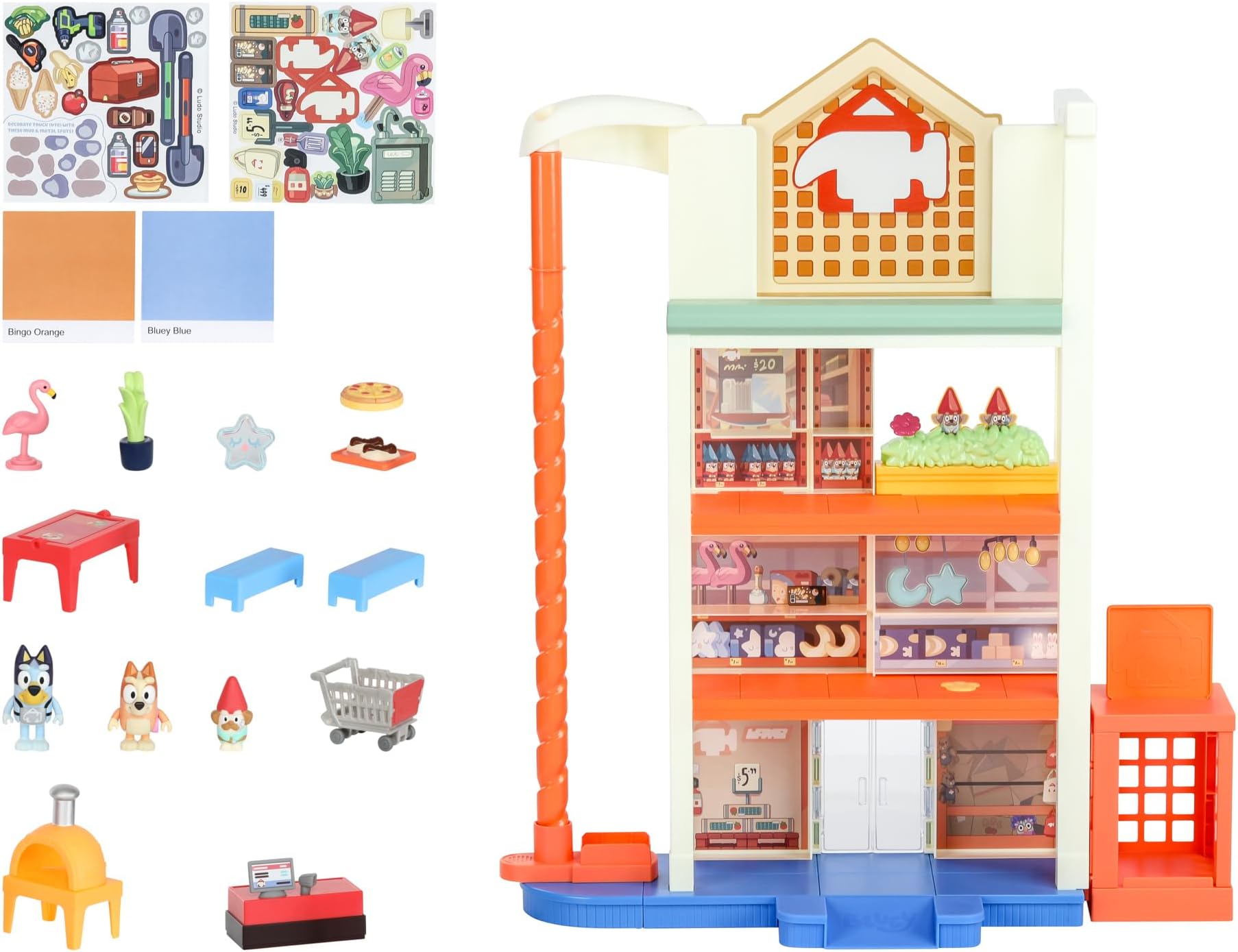 Bluey New 2023 Ultimate Mega Set | 40 Piece 4 Sets in one mega playset ...
