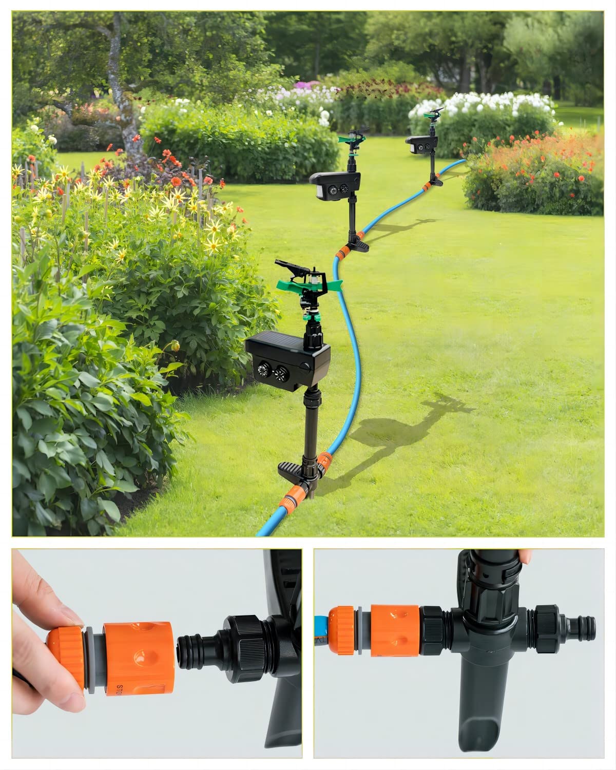 Snapklik.com : Poeveness Motion Sensor Sprinkler Yard Enforcer ...