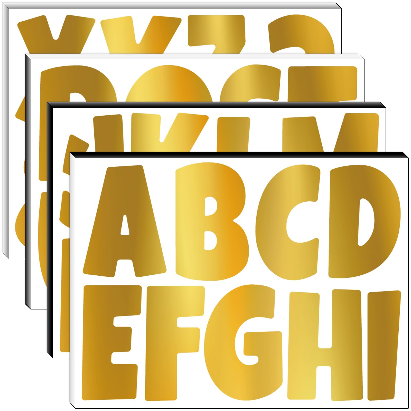 Amazon.com : Bemeol 234 Pieces 4 Inch Bulletin Board Letters Alphabet ...