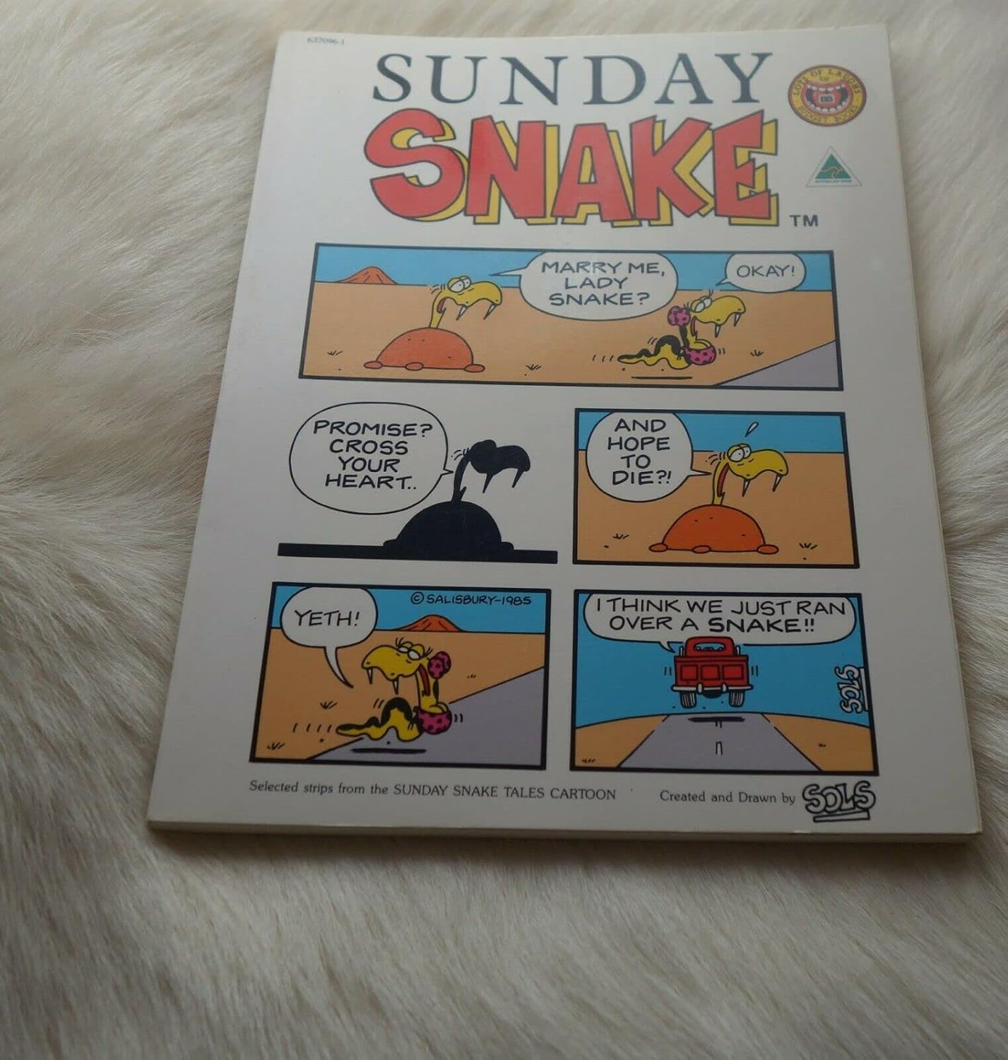 SUNDAY SNAKE - SELECTED STRIPS FROM THE SUNDAY SNAKE TALES CARTOON ...