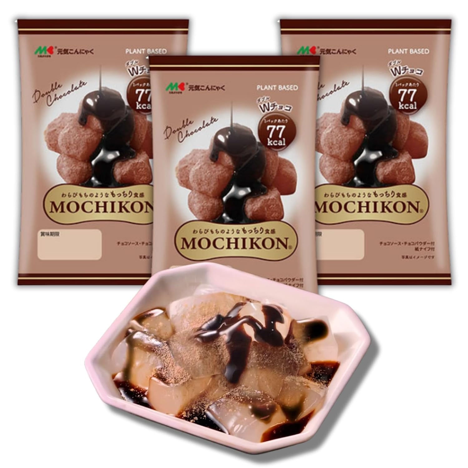 Amazon.com: Mochikon - Ready-to-Eat Konjac Dessert with Mochi-Like ...