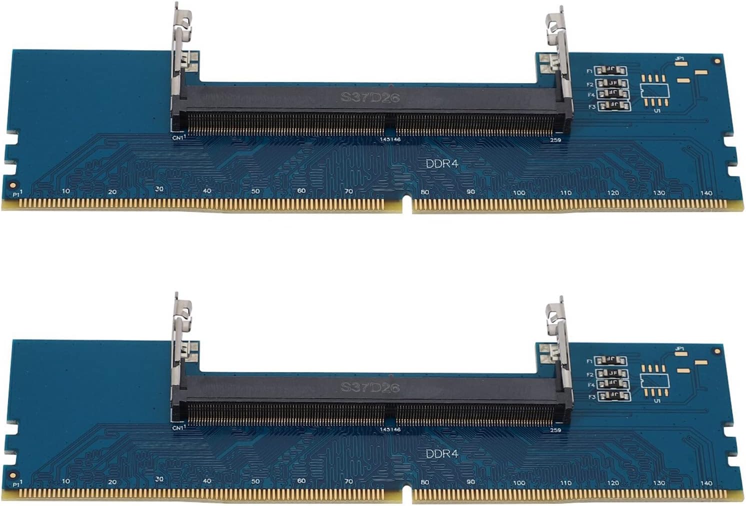 Amazon.com: Ruitutedianzi 2X Laptop DDR4 SO-DIMM to Desktop DIMM Memory ...
