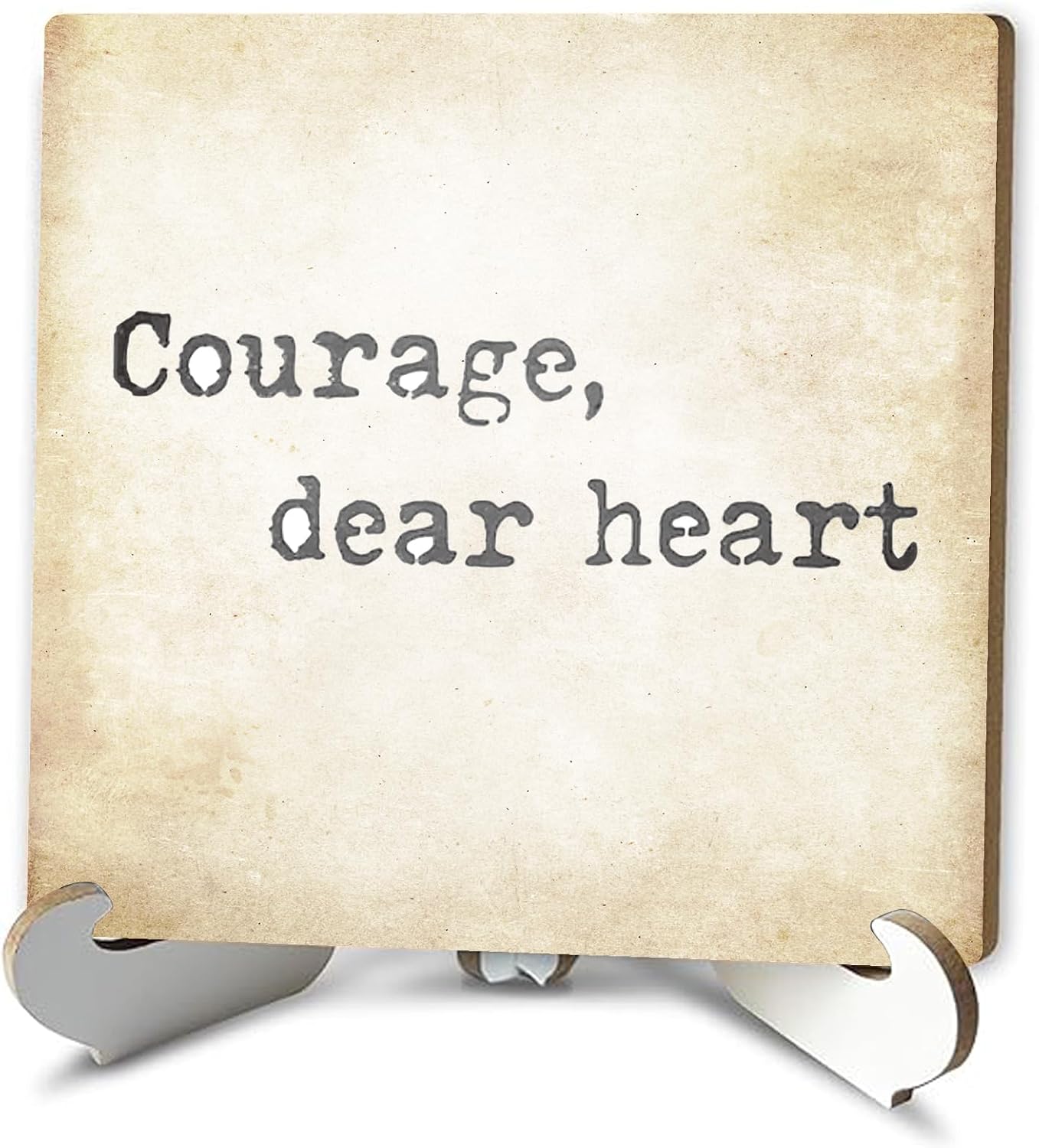 Amazon.com: C.S Lewis Quote Wooden Sign, Courage Dear Heaet, Positive ...
