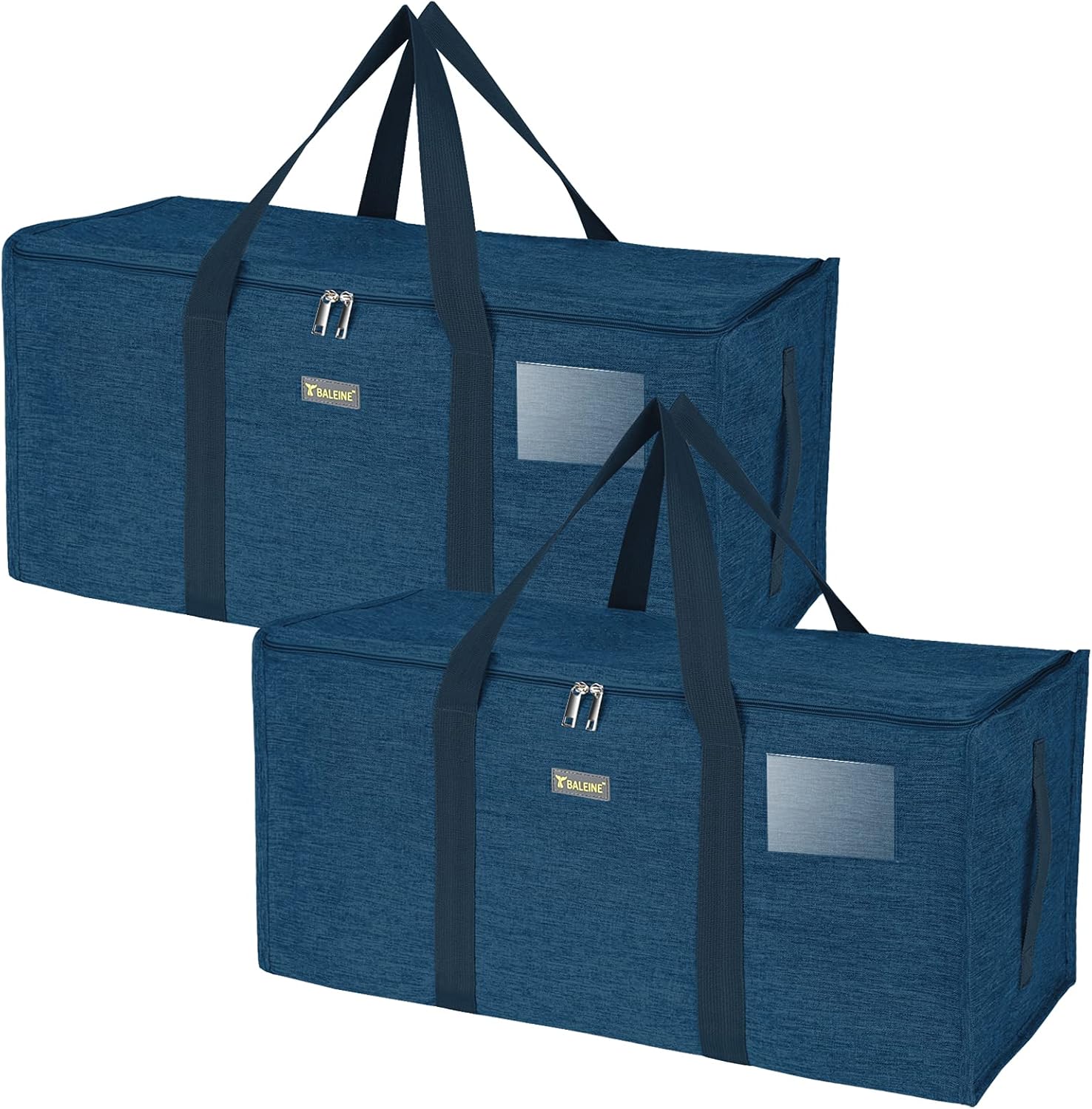 Amazon.com: BALEINE Extra Large Storage Tote with Zippers & Carrying ...