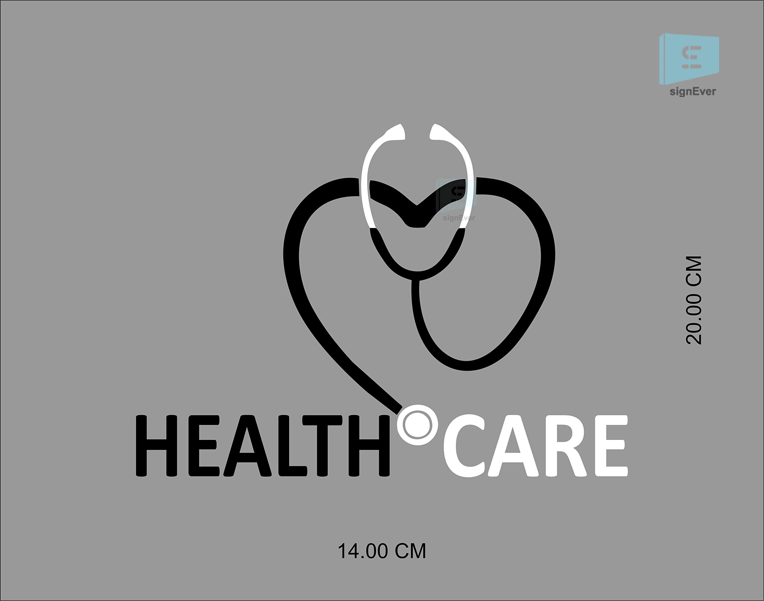 SIGN EVER Health Care Doctor Stethoscope Vinyl Decal Window Car ...