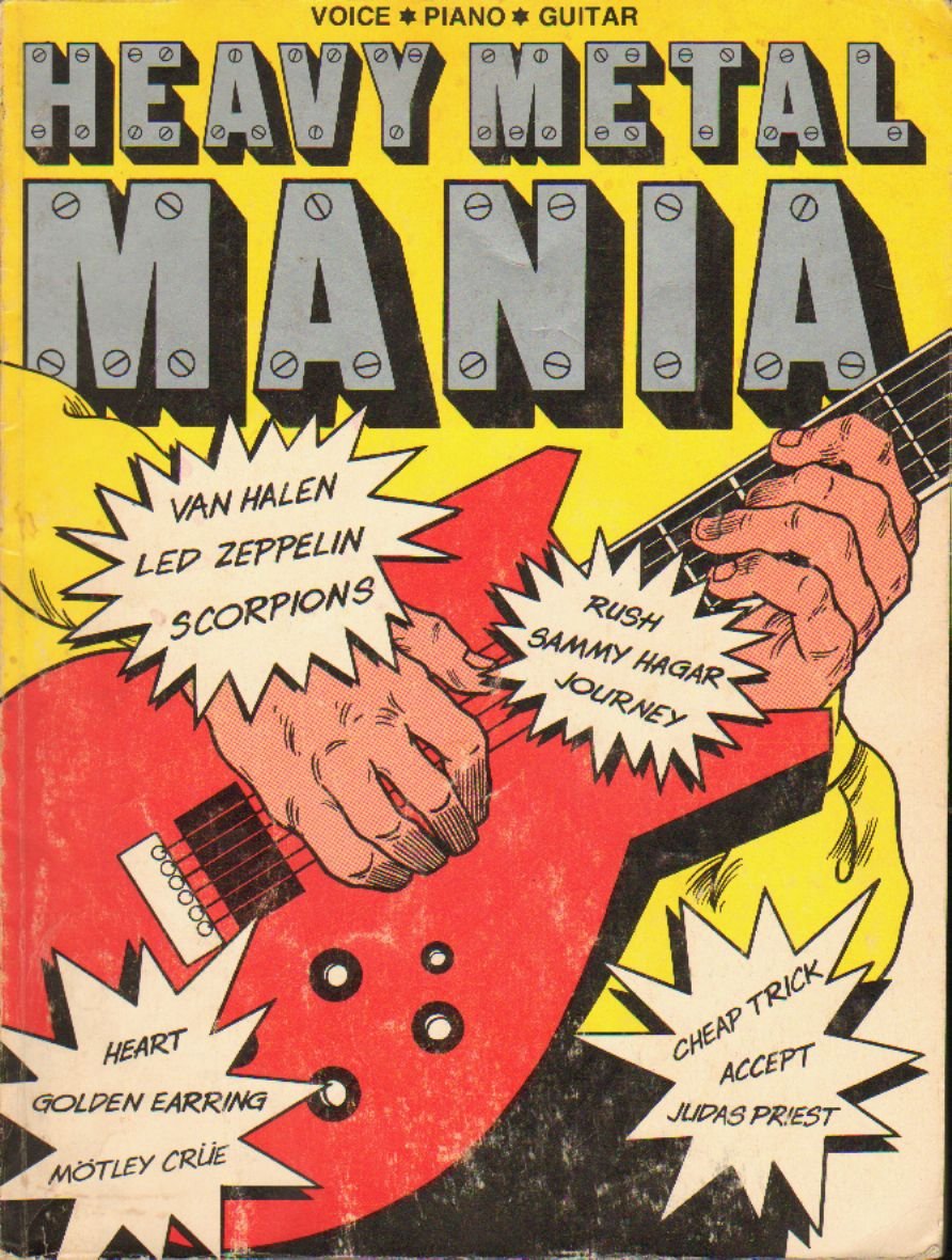 Heavy Metal Mania ...Voice, Piano, Guitar: Darrell Baker: Amazon.com: Books