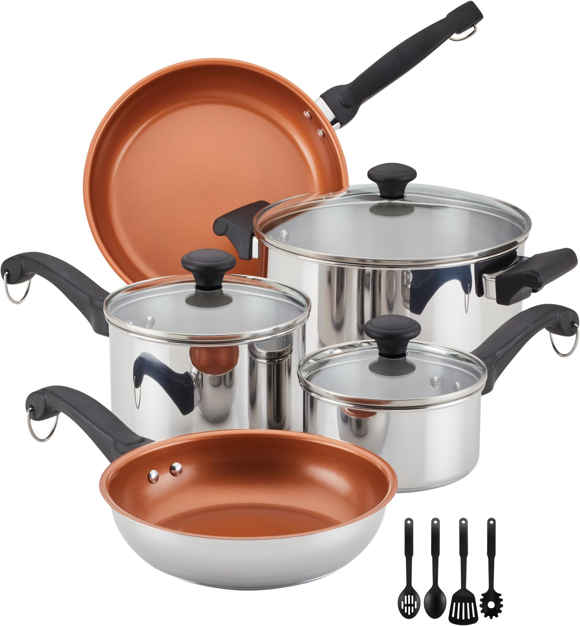 Amazon.com: Farberware Classic Traditions Stainless Steel Cookware ...