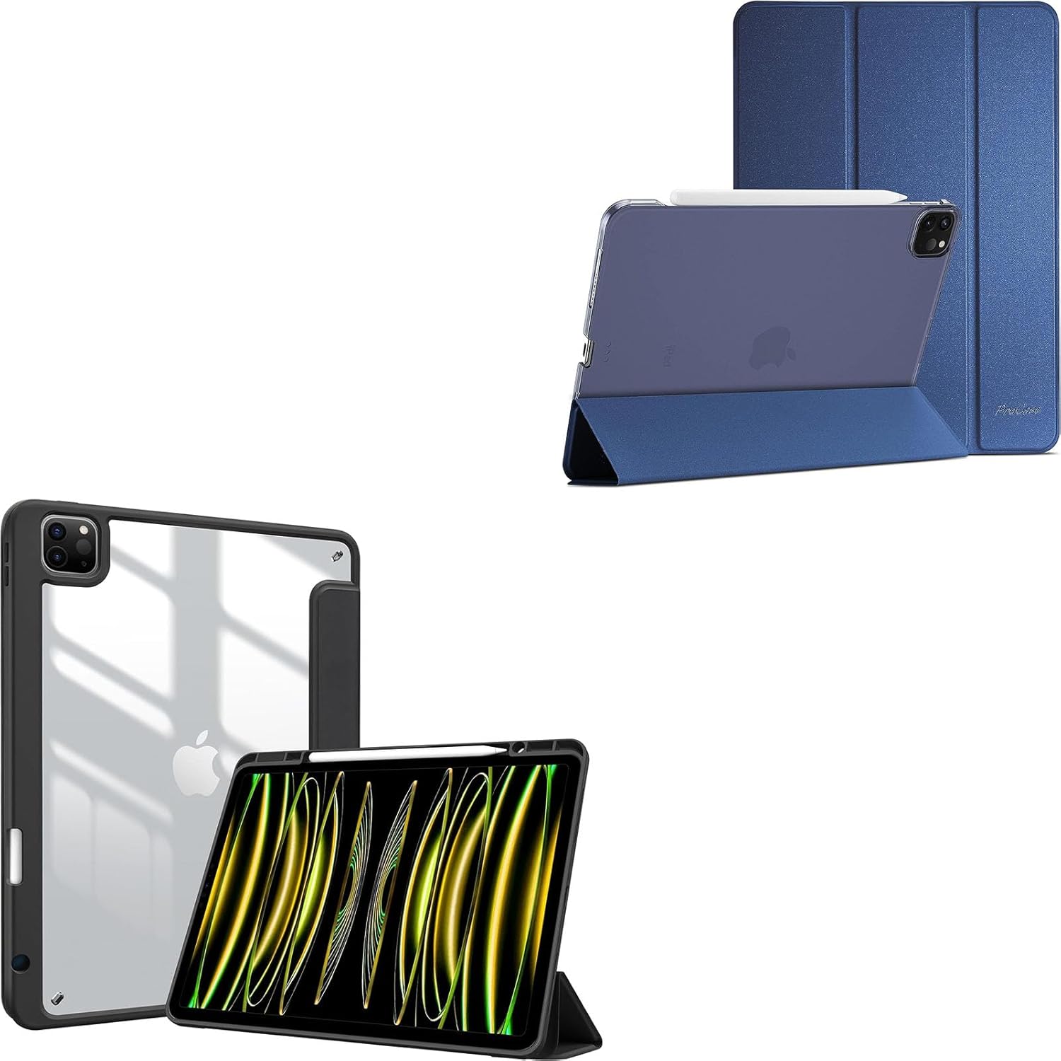 Amazon.com: ProCase Slim Case Bundle with Tri-Fold Case for iPad Pro 12 ...
