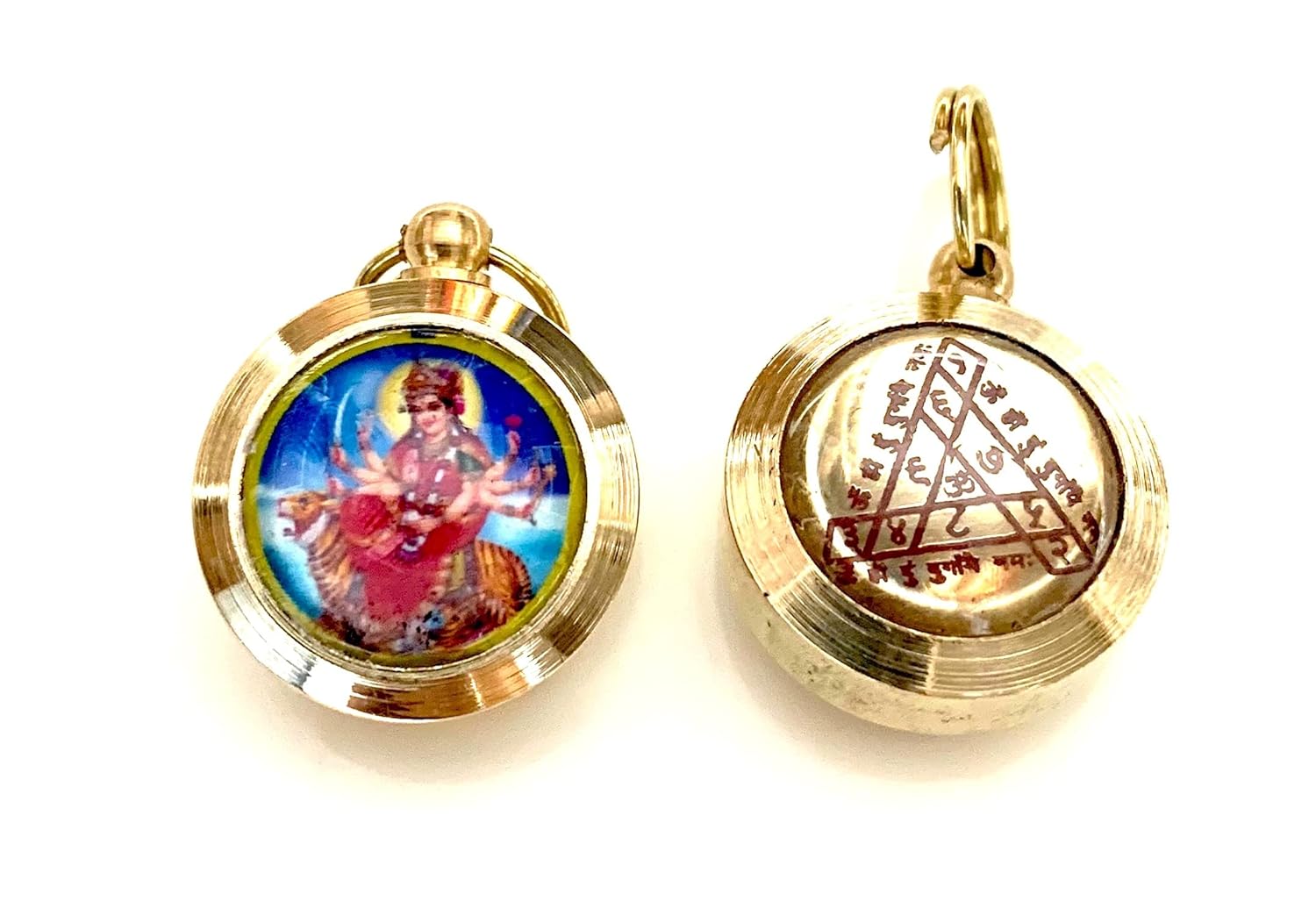 Durga Beesa Bisa Kavach - Yantra Pendant Necklace - Nepal | Ubuy