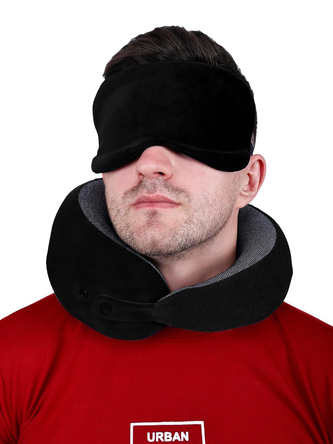 JetSetCo™ Ergonomic Travel Pillow for Flights - Ultimate Comfort Travel ...