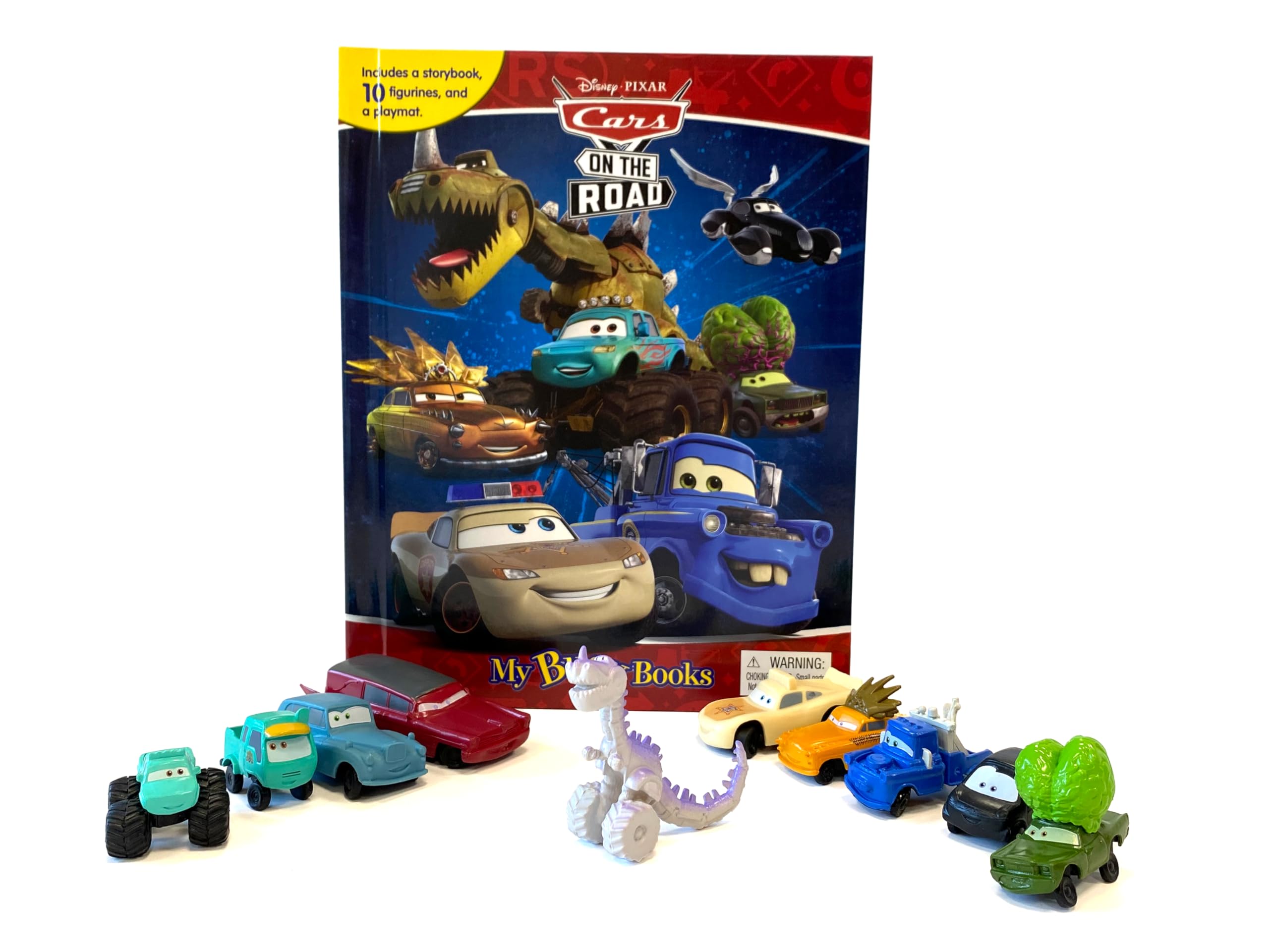 Disney / Pixar Cars on the Road My Busy Books - Storybook, 10 figurines ...