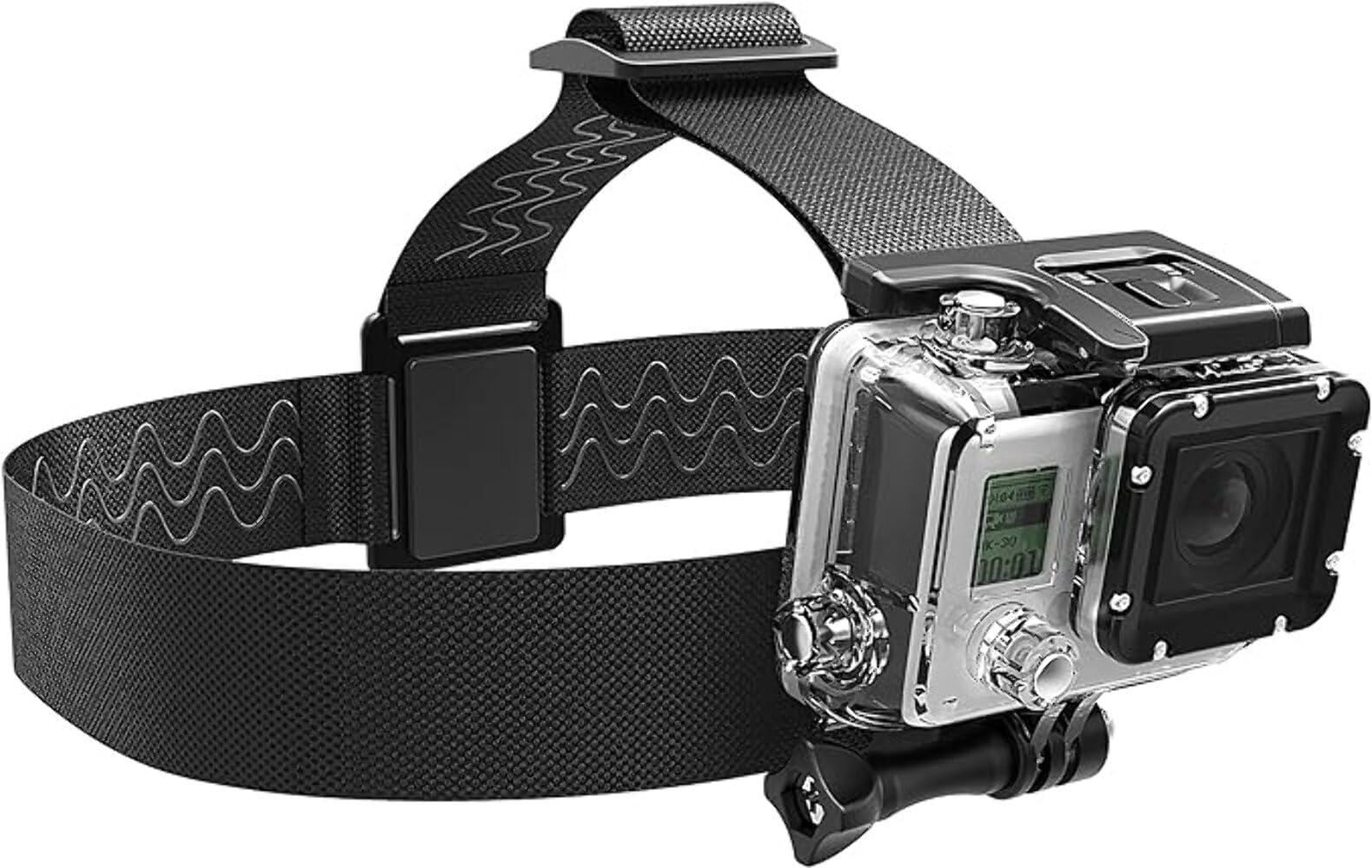Amazon Basics Head Strap Camera Mount for GoPro, Black: Amazon.co.uk ...