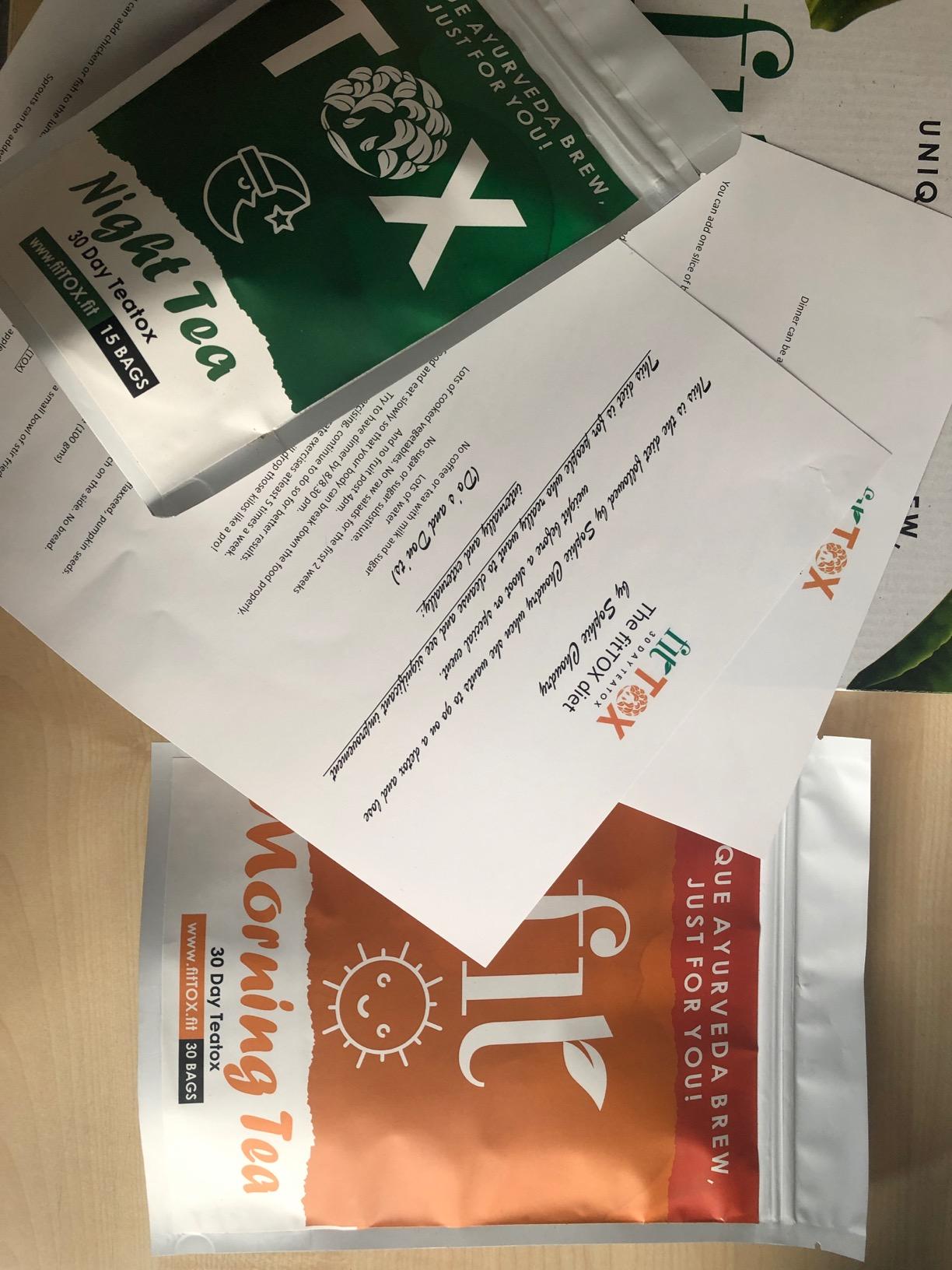 Fit Tox 30 Day Teatox, Ayurvedic Detox Tea with Oolong, White Tea ...