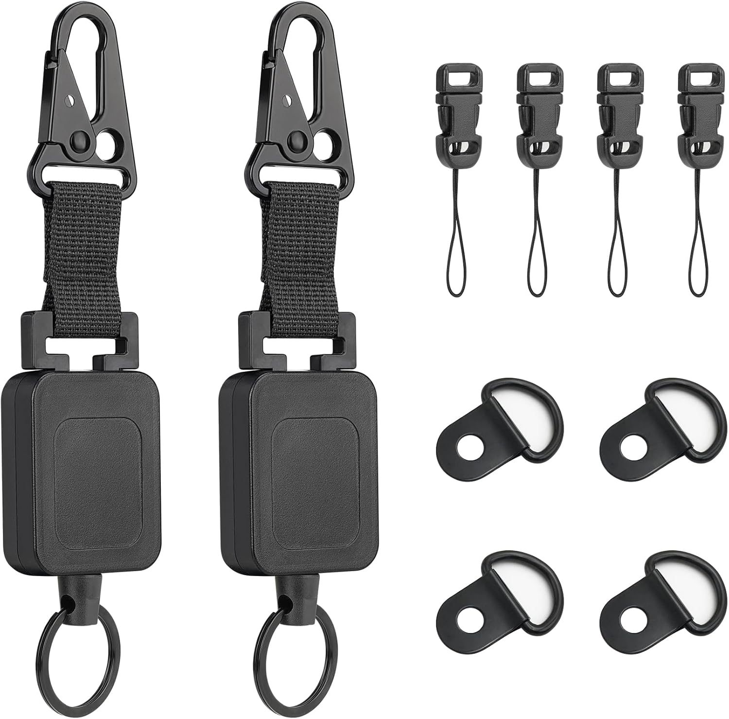 Amazon.com: 2 pack Sturdy and Durable Steel wirerope Gear Keeper CB Mic ...