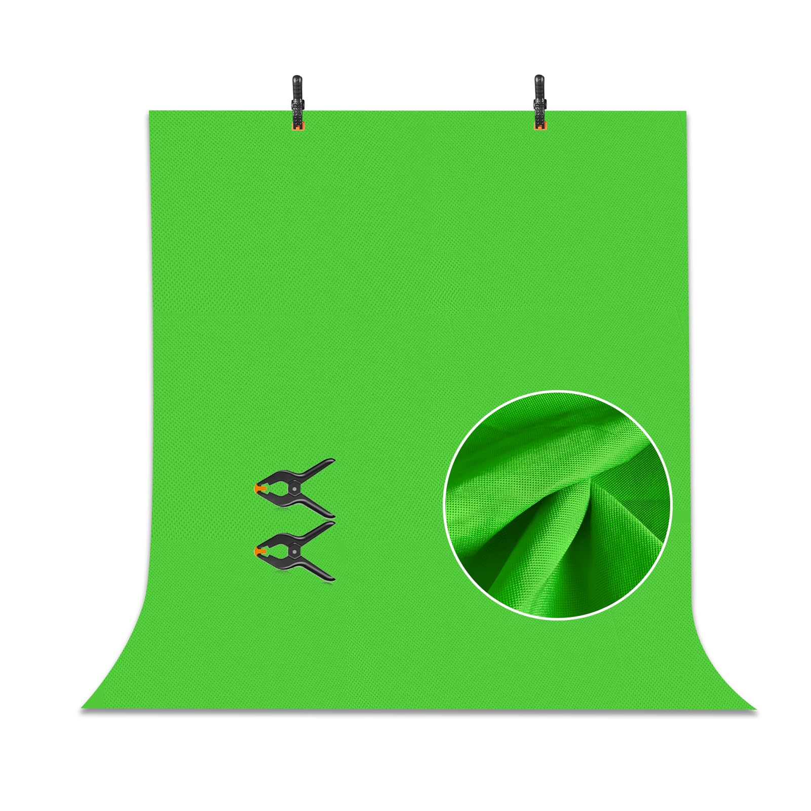 Snapklik.com : EMART 5x65ft Green Screen Backdrop, Non-Woven Fabric ...