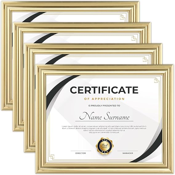 Amazon.com - Toner Depot 8.5x11 Certificate Frame,Document frames for ...
