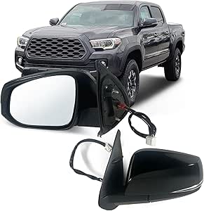 Amazon.com: Lqito Left Driver side Mirror Fits 2016-2022 Toyota Tacoma ...