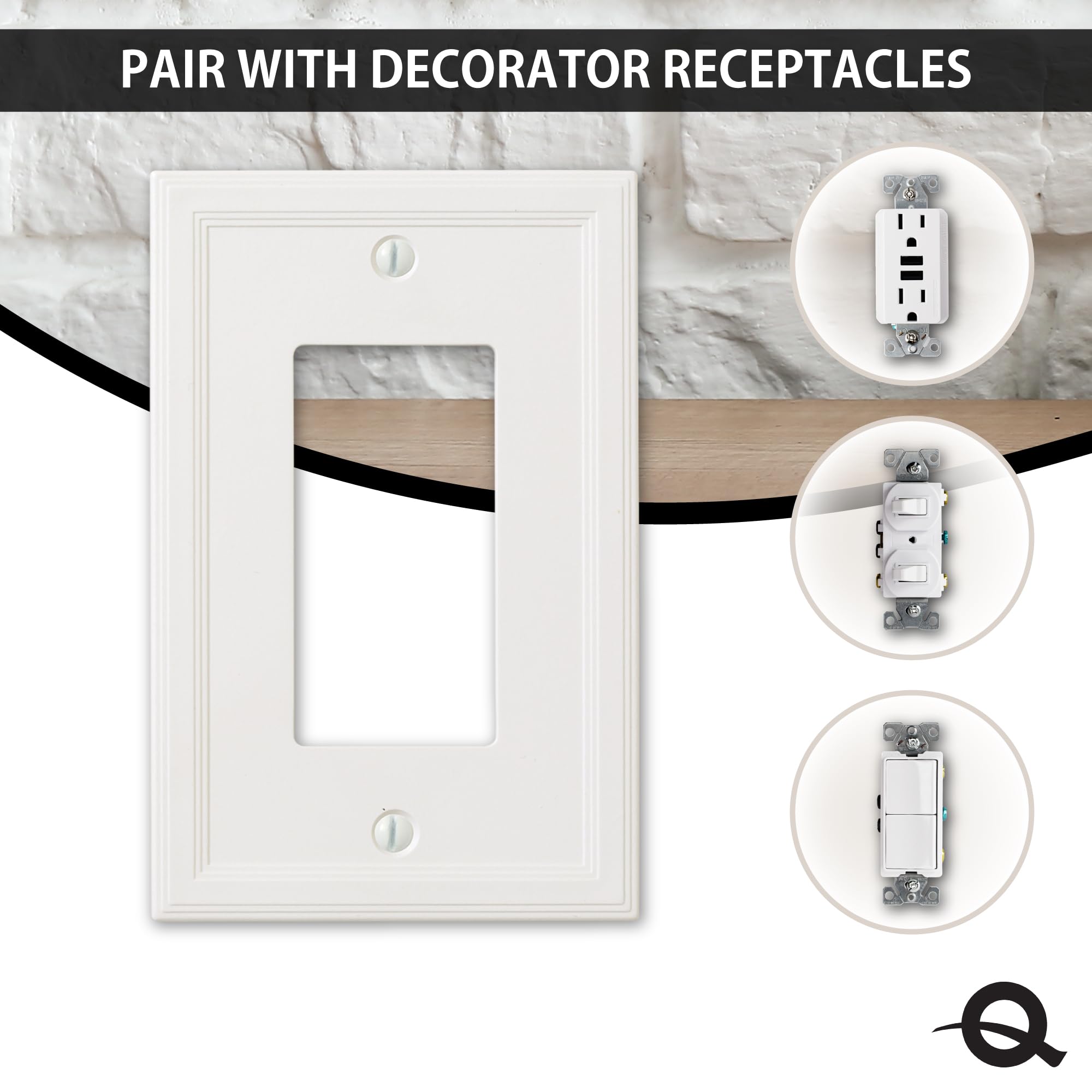 Snapklik.com : Light Switch Cover, Insulated Single Rocker Wall Plate ...