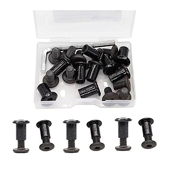 Amazon.com: binifiMux 10-Pack M6 x 10mm Hex Socket Cap M6x15mm Black ...