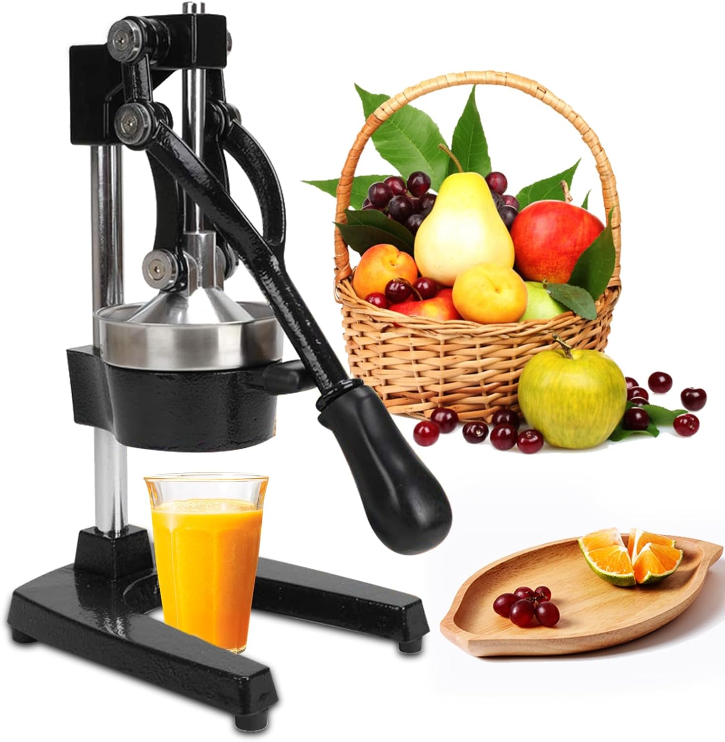LiyuanQ Manual Fruit Juicer, Citrus Press, Hand Press Juicer, Citrus ...