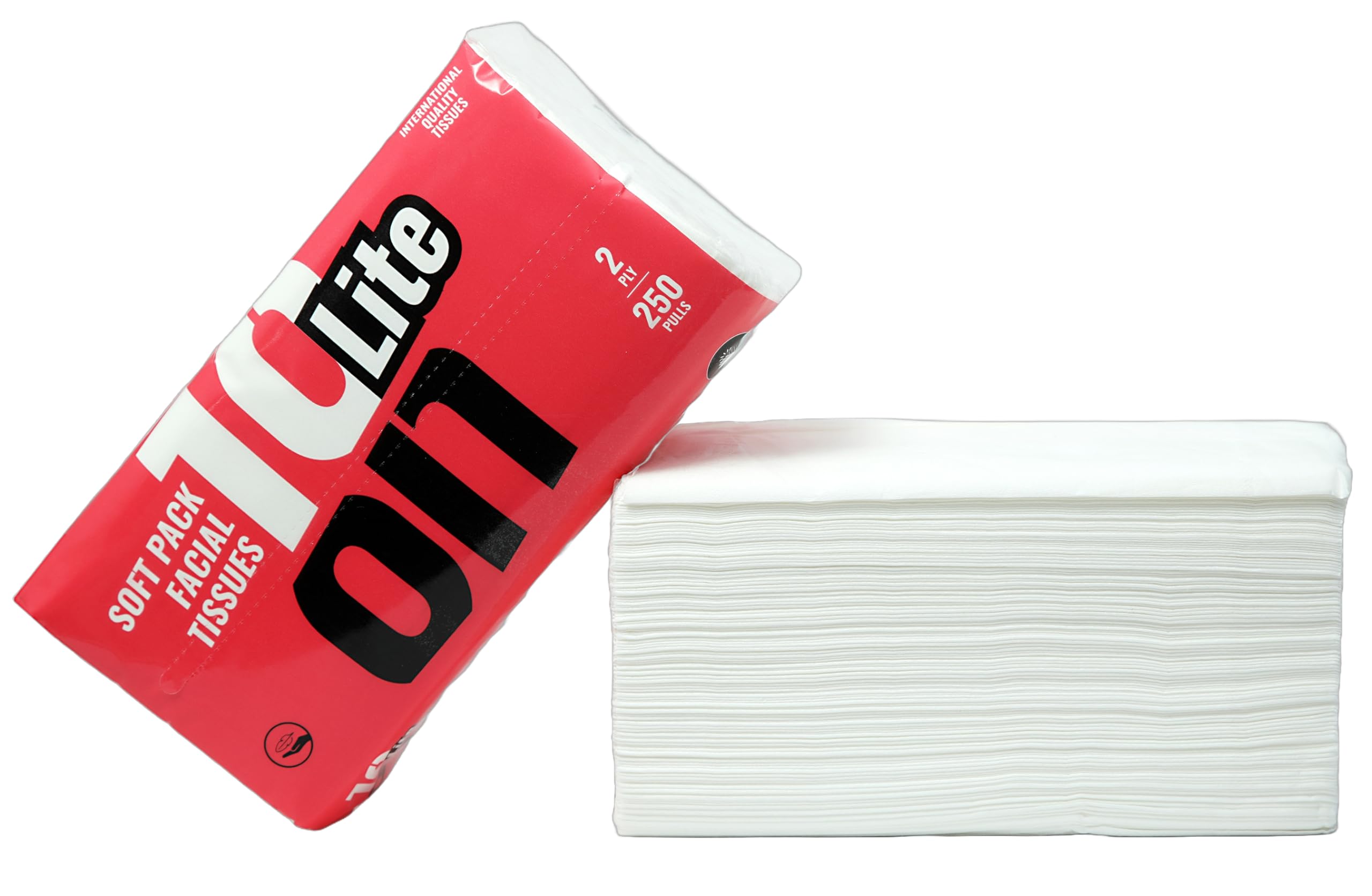 10on Lite. 2 Ply Facial Tissue Paper - Soft Pack- 250 Pulls : Amazon.in ...