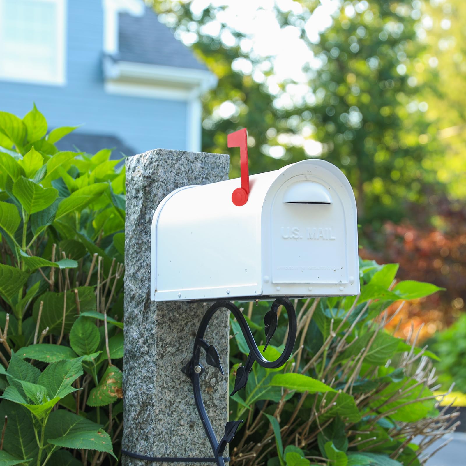 Casing Brick Mailbox Flag
