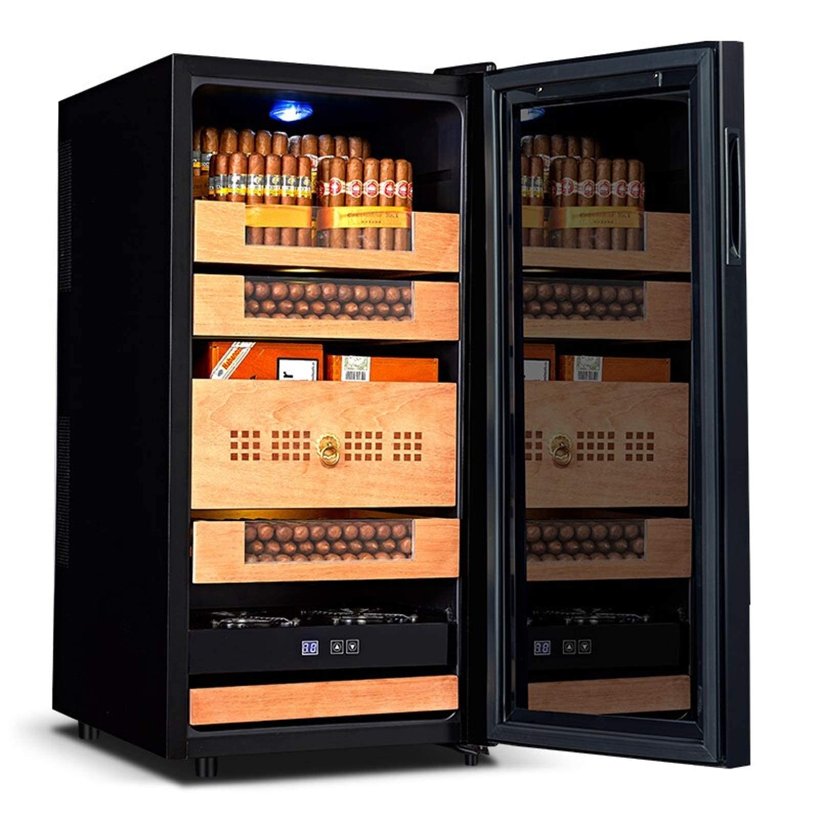 Buy ROSG Cigar Humidors Electric- Cigar Cabinet- Cigar Humidors 75L ...