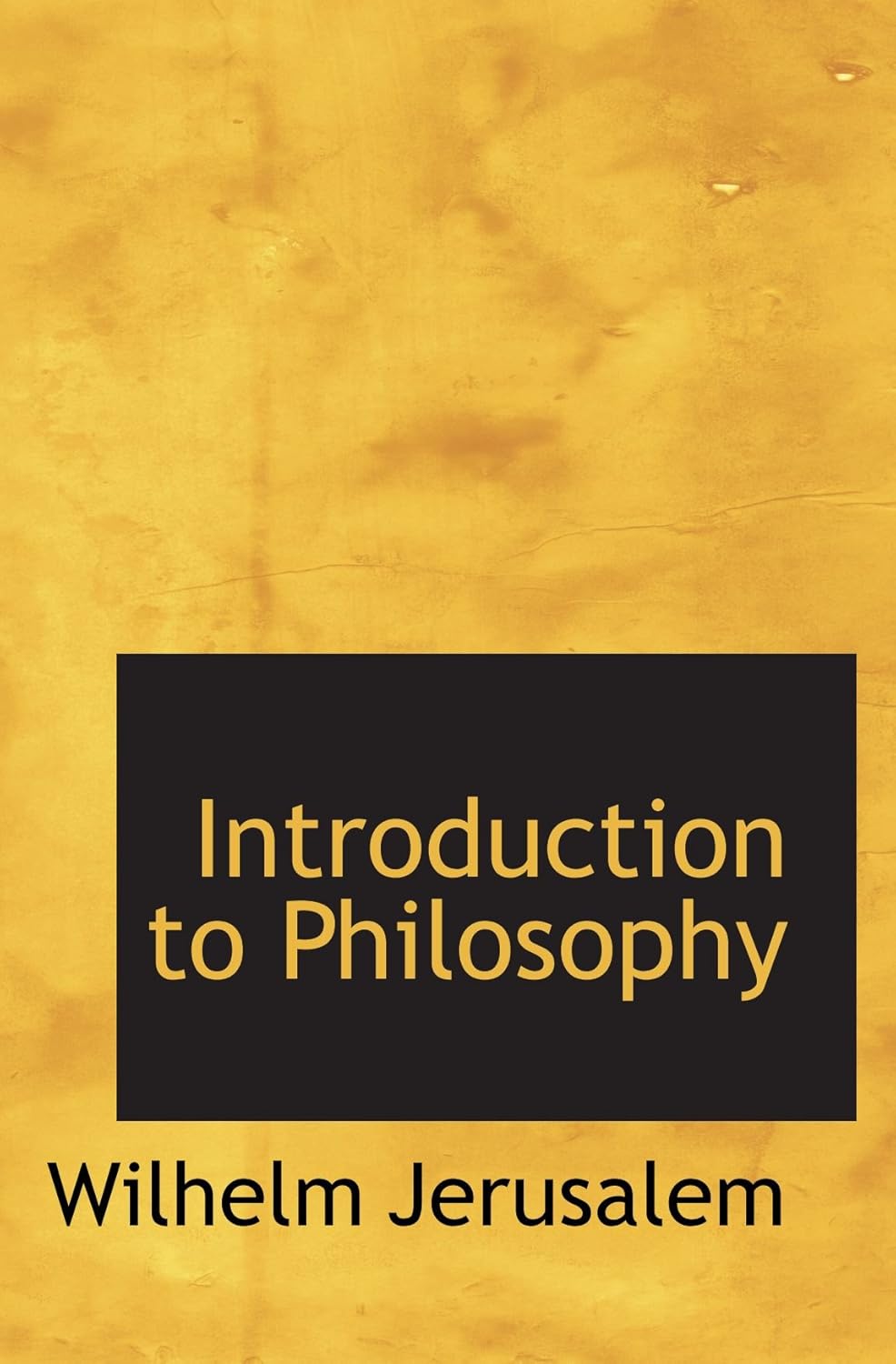 Amazon.com: Introduction to Philosophy: 9780559542947: Jerusalem ...