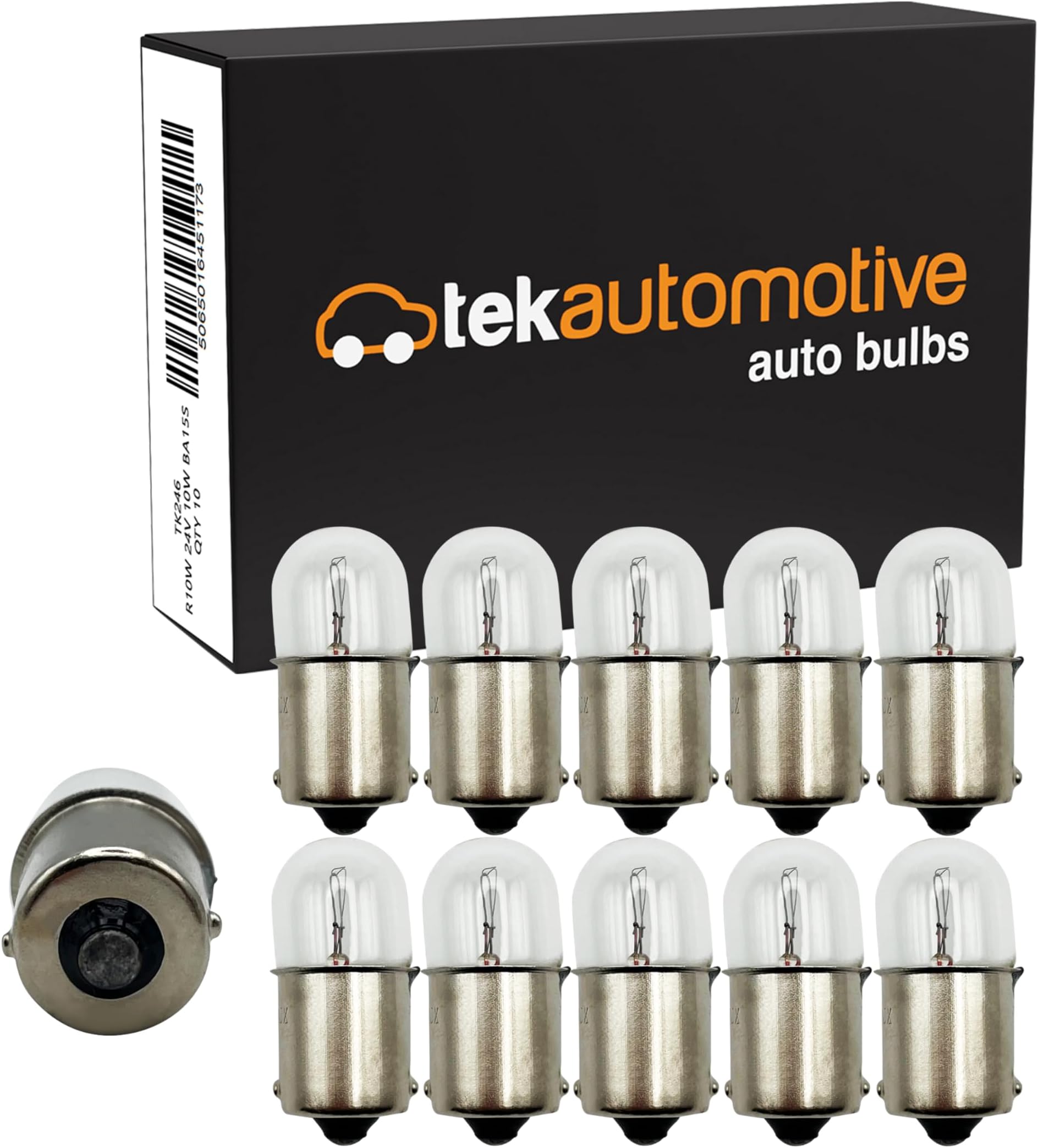 Tek Automotive 246 R10W 24V Bulbs for Lorry Side Tail Light Truck Bulbs ...