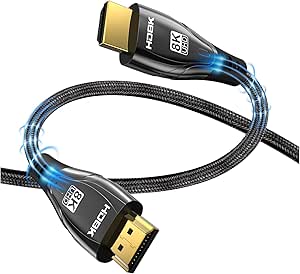 Amazon.co.jp: 8KHD Cable Version 2.1 8K60Hz Laptop to TV Monitor MI HD ...