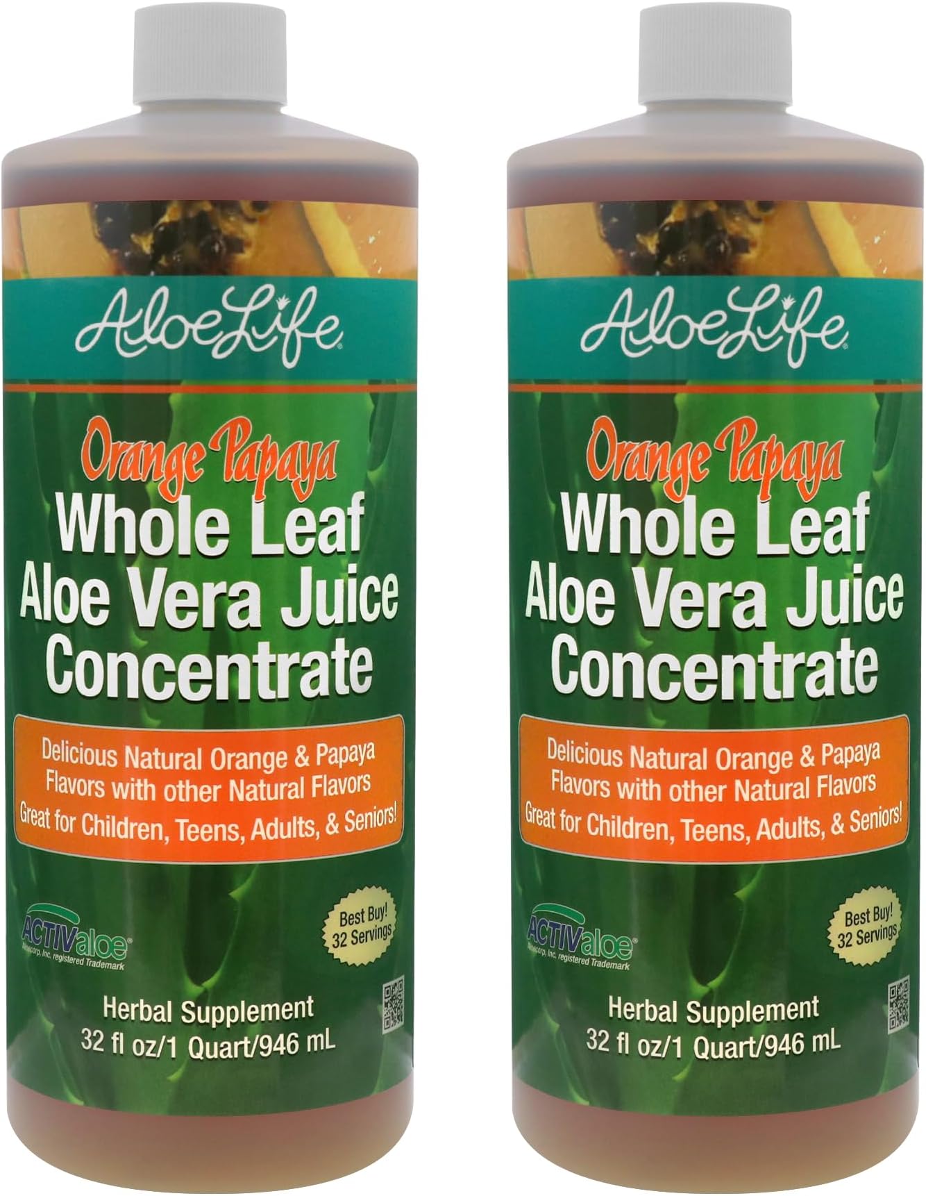 Amazon.com: AloeCure USDA Organic Aloe Vera Juice Grape Flavor, Made ...