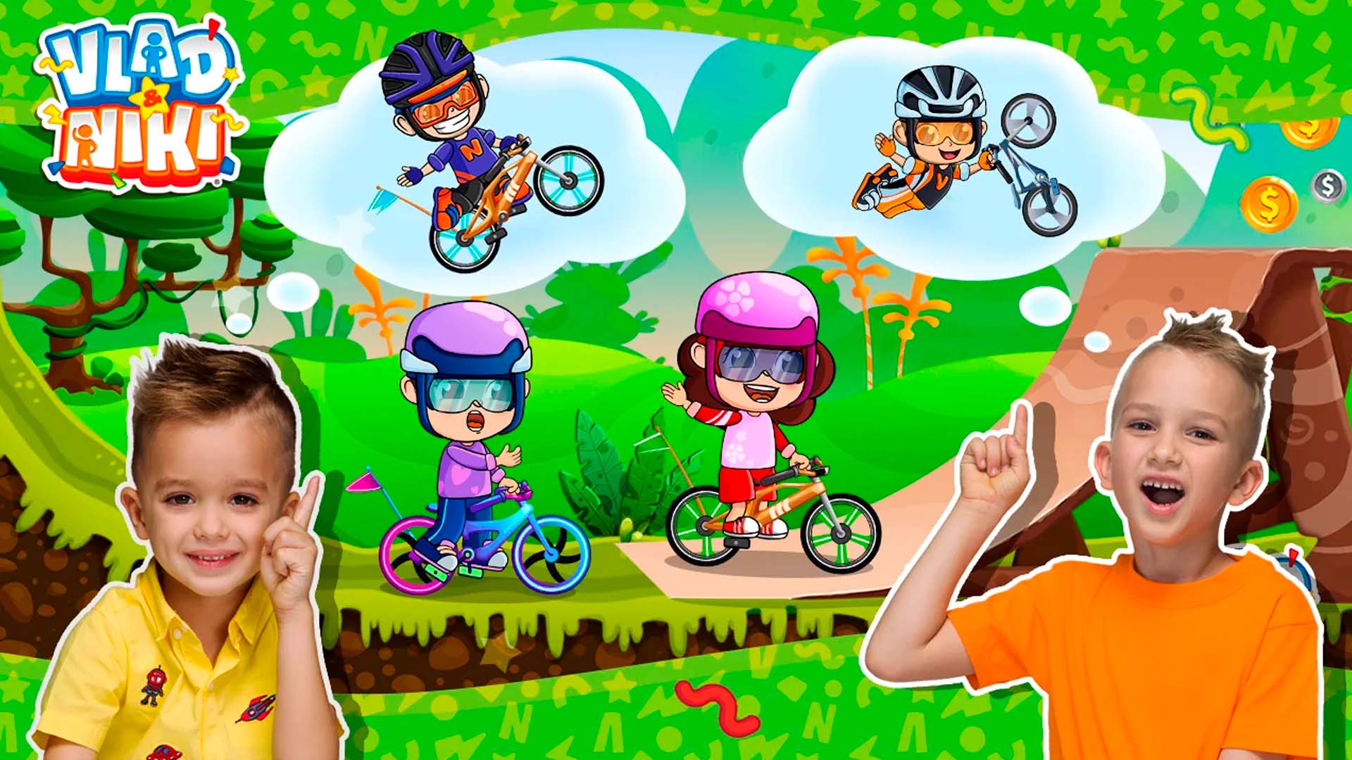 Vlad & Niki: Fahrradrennen für Kinder. Sportspiel:Amazon.de:Appstore ...