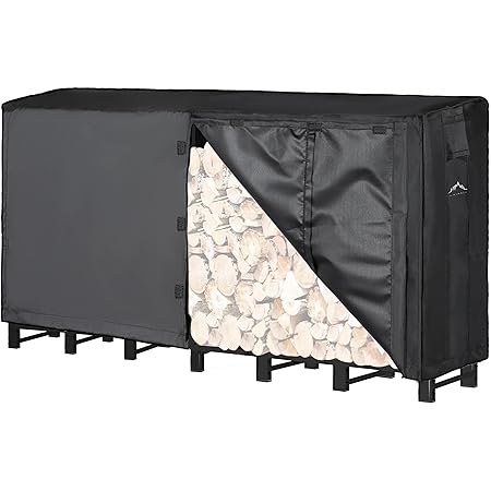 Amazon.com : Himal Outdoor Firewood Racks Cover Log Rack Waterproof ...