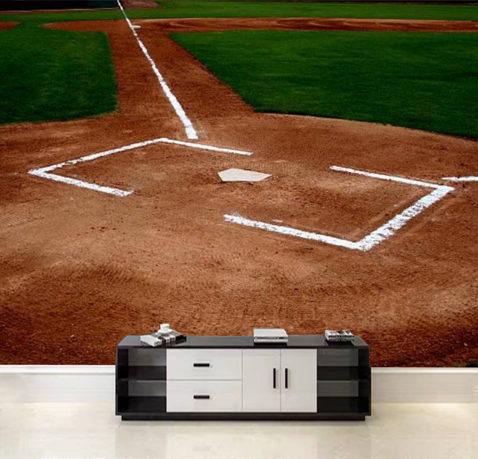 Baseball Field Wallpaper Mural