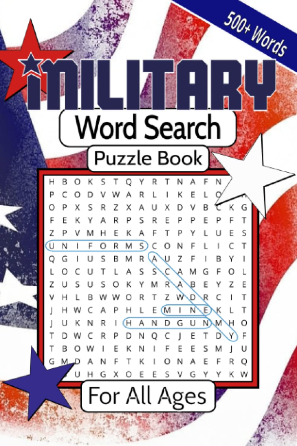 Military Word Search Puzzle Book: 500+ Words | For All Ages | Military ...