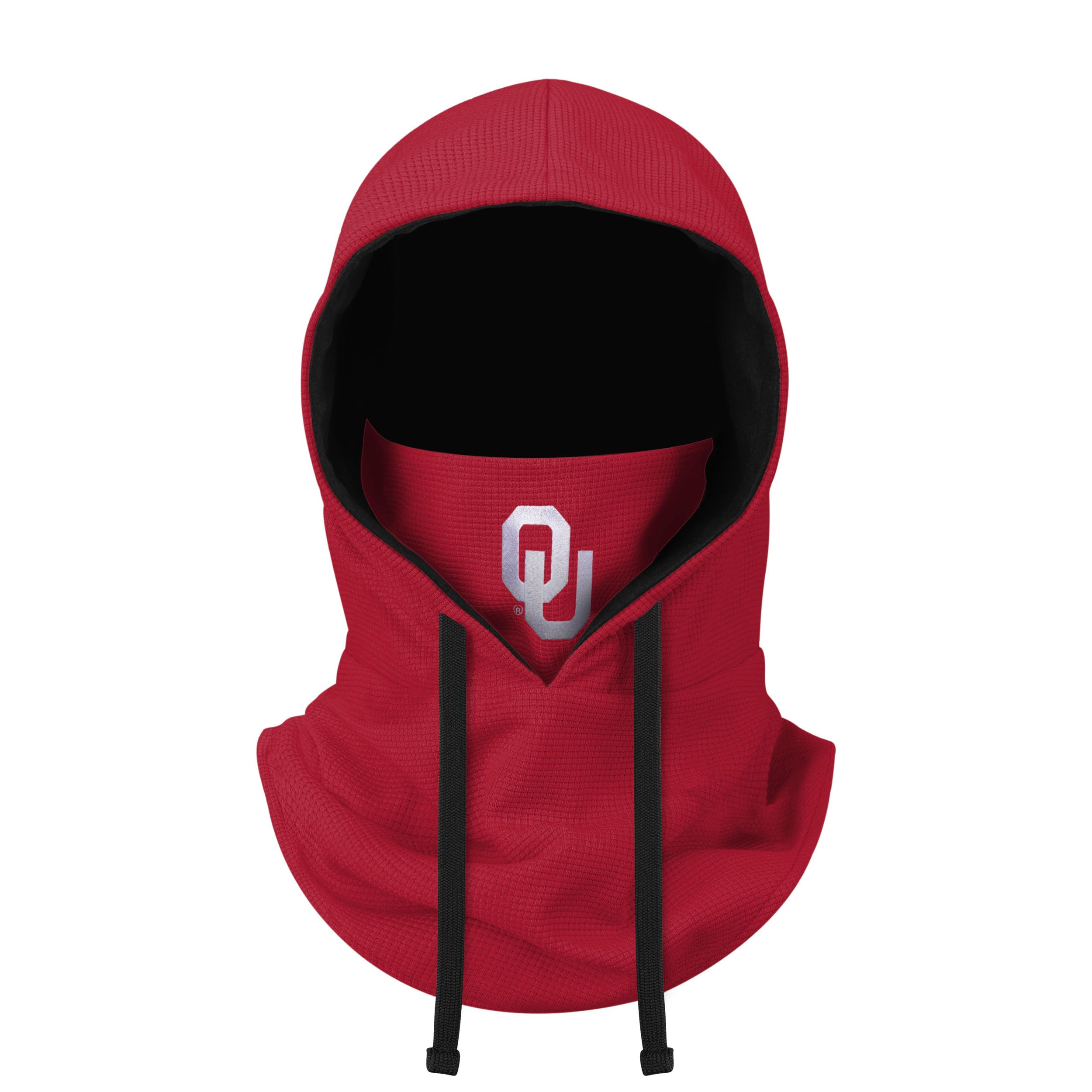 Snapklik.com : Oklahoma Sooners NCAA Waffle Drawstring Hooded Gaiter