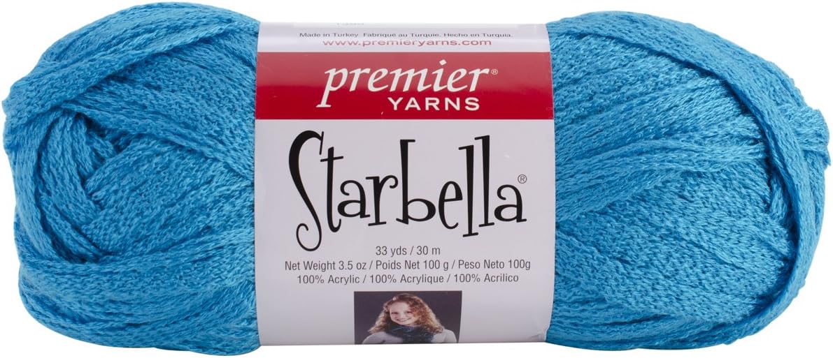 Amazon.com: Premier Yarn 3-Pack Starbella Yarn, Neon Electric Blue