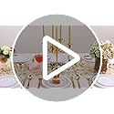 Amazon.com: WELLIFE 600 PCS Gold Disposable Dinnerware Set for 100 Guests, Gold and White ...