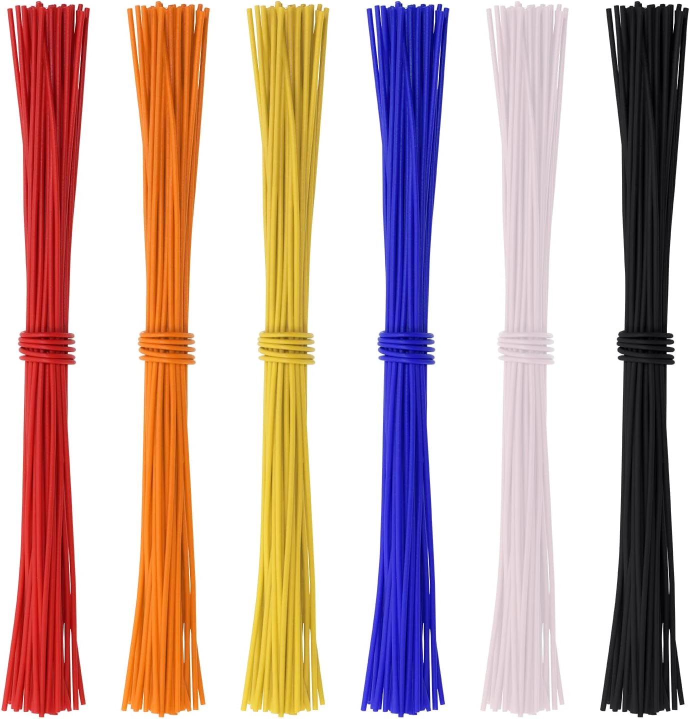 Amazon.com : Tupalizy 240PCS Round Metal Twist Wire Ties Cable Plant ...