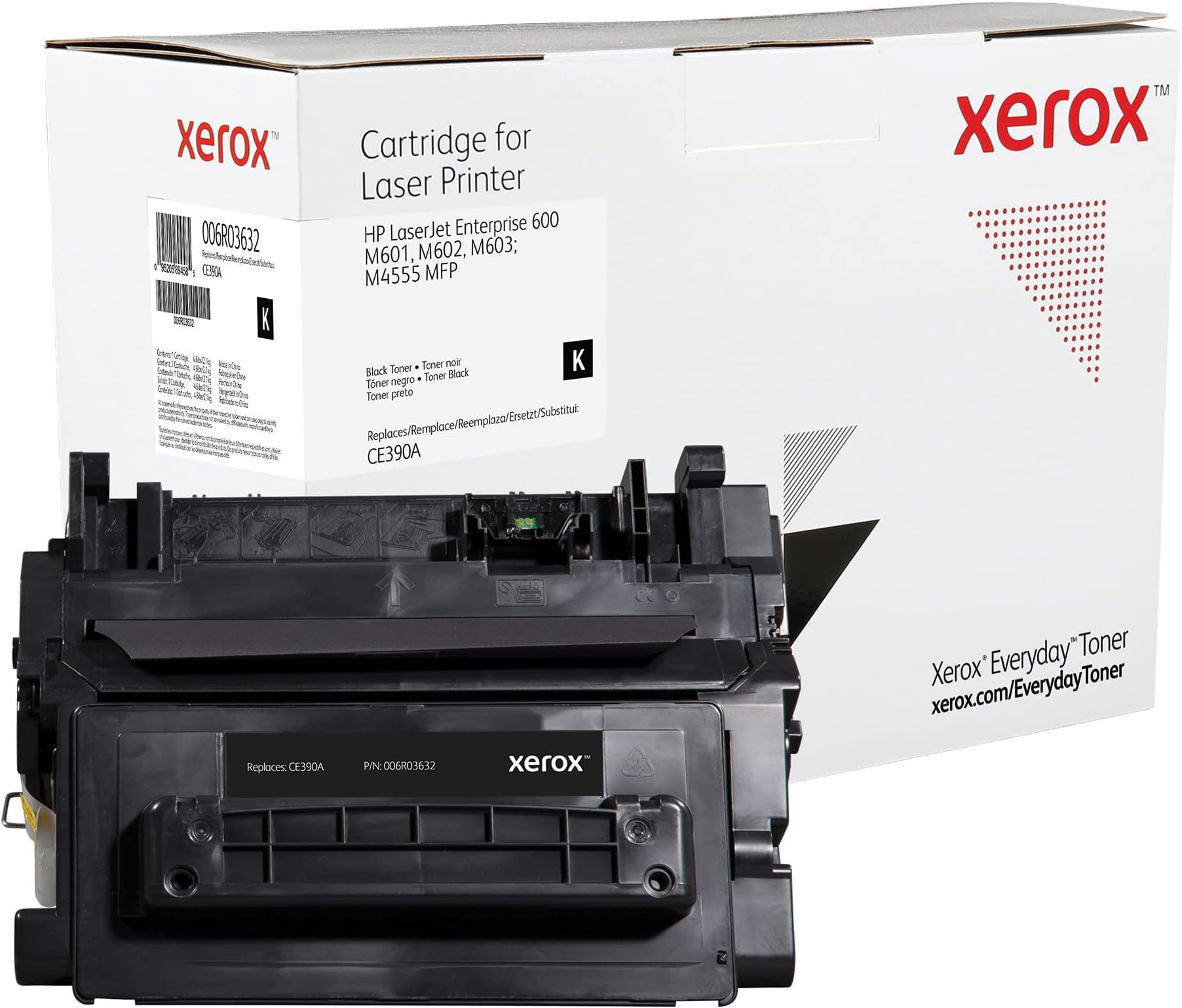HP CE390A 90A Original LaserJet Toner Cartridge, Black, Single Pack ...