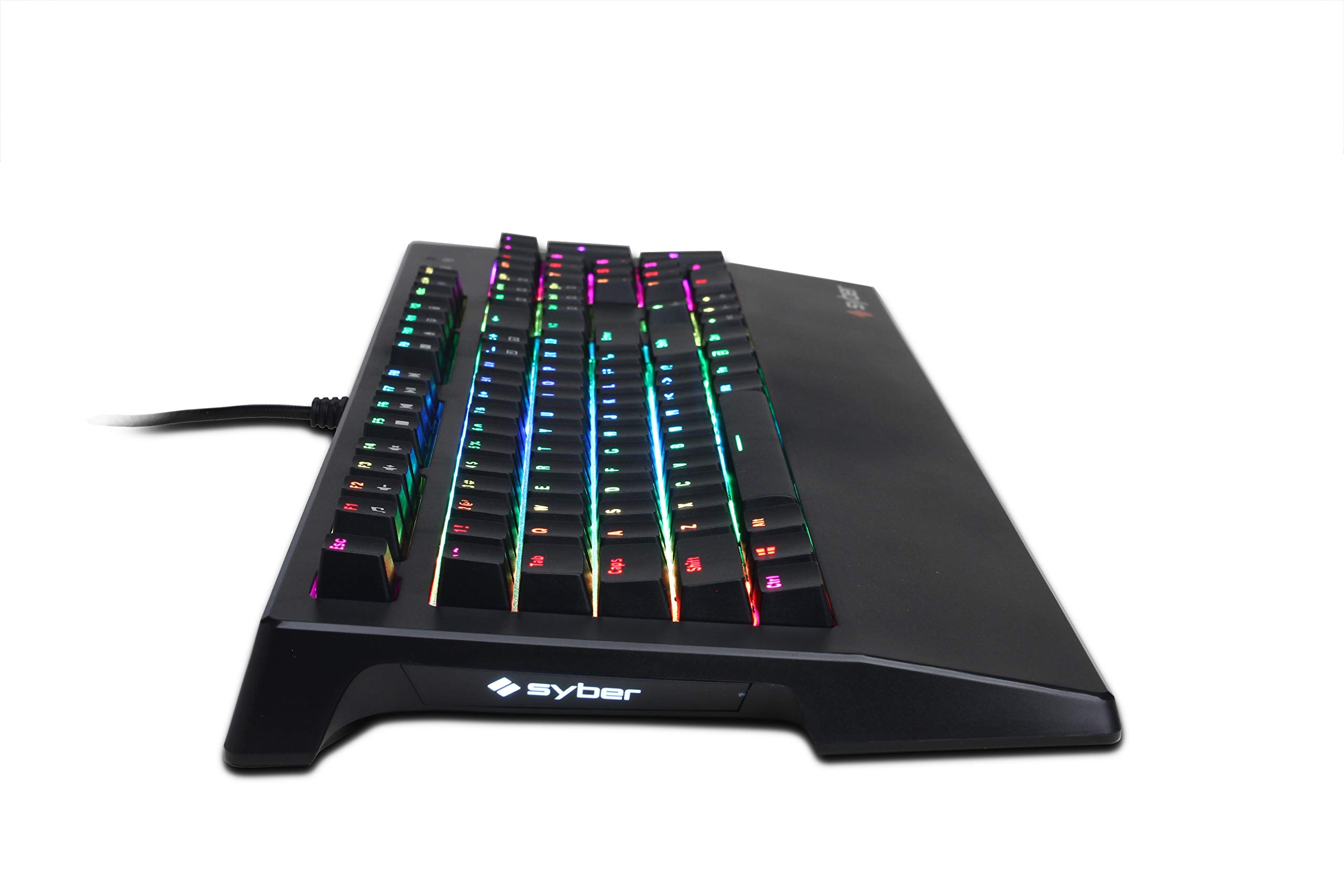 Snapklik.com : CyberpowerPC Syber SK100 RGB 104 Mechanical Gaming Keyboard