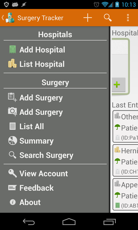 Surgery Tracker Classic - App on Amazon Appstore
