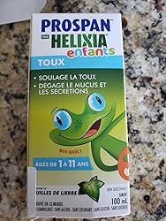 Helixia Prospan Natural Cough Syrup with Ivy Leaf Extract - Expectorant ...