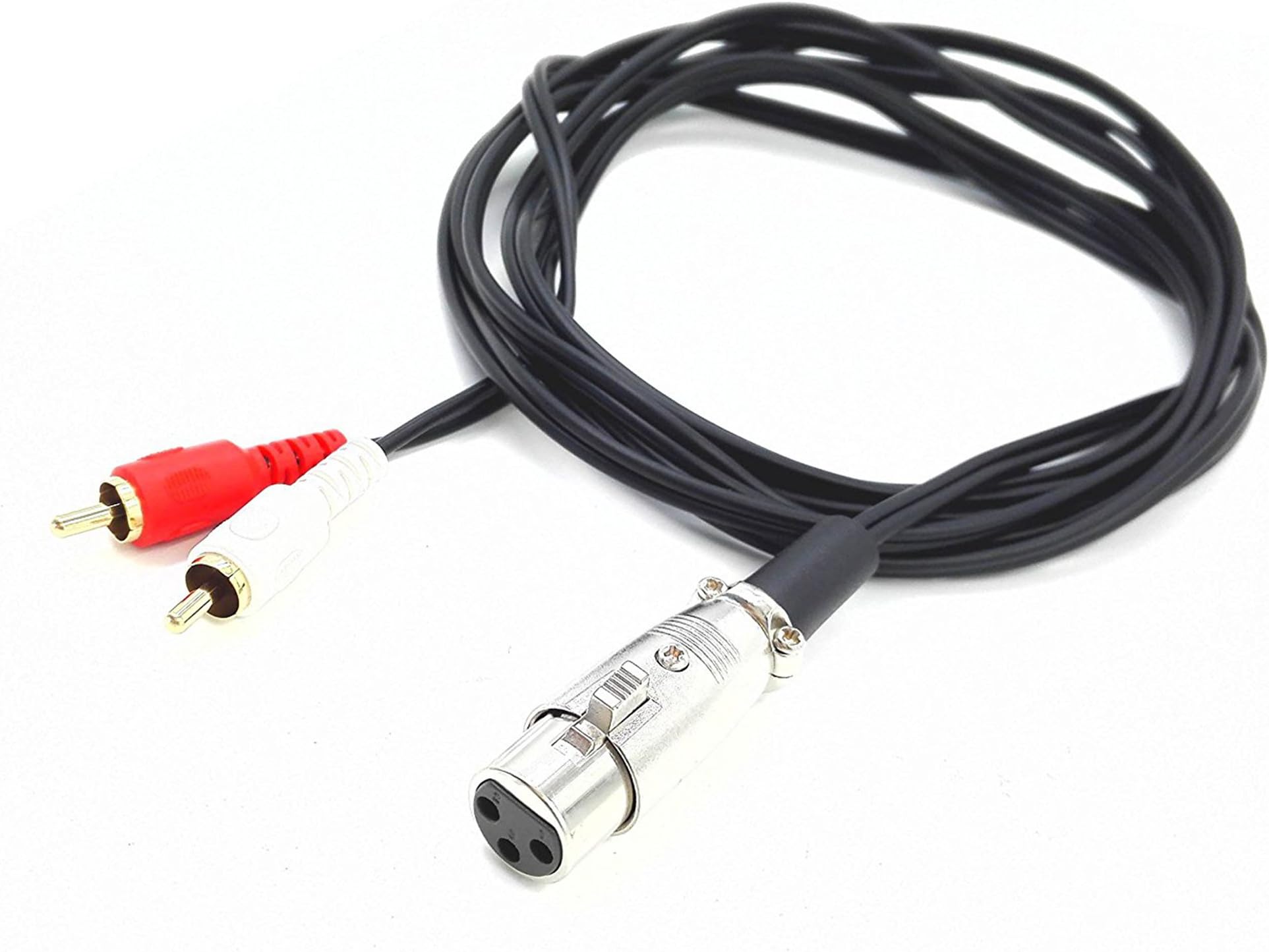 Amazon.com: zdyCGTime 10ft/3m XLR Y Splitter Patch Cable, 1 XLR Female ...