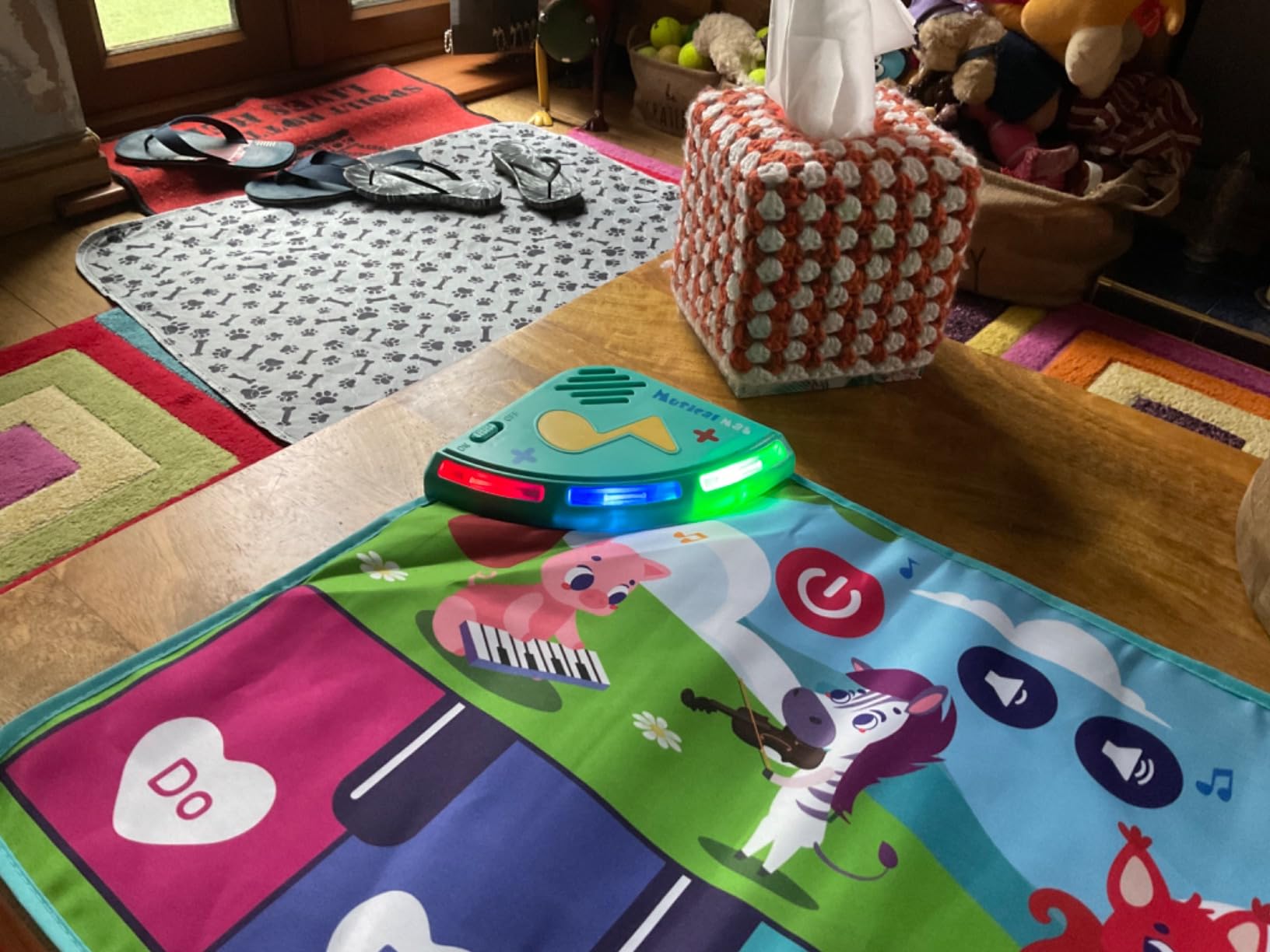 Piano Mat,Kids Musical Mat with 8 Instruments Sounds and 17 songs,Baby ...